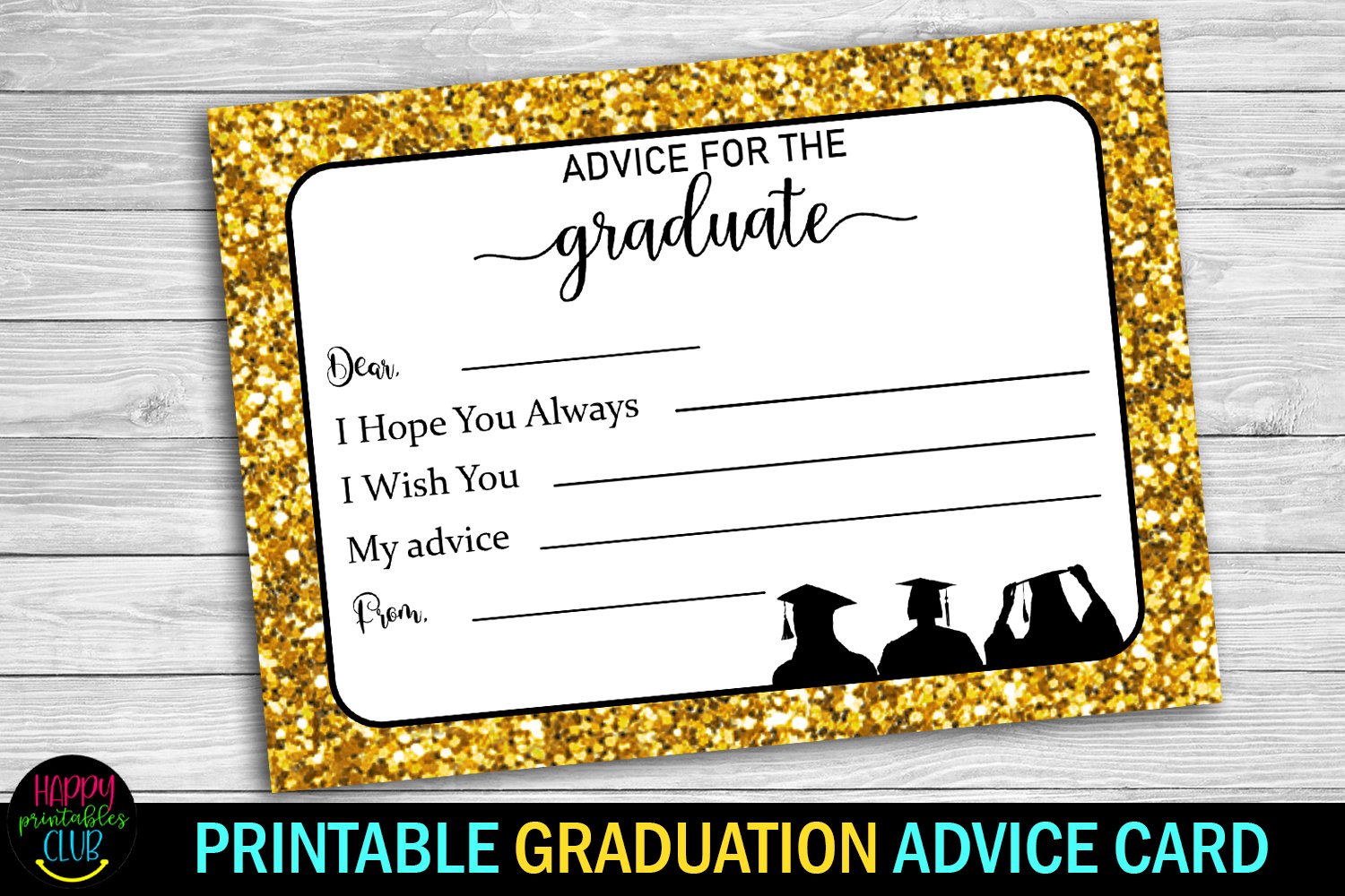 Printable Advice For The Graduate Editable Graduation Advice & Wishes