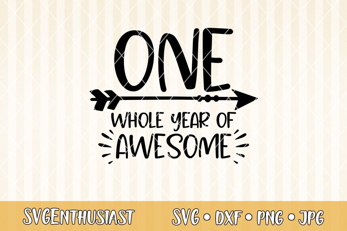 1 Whole Year of Awesome SVG Instant Download One Whole Year of Awesome ...