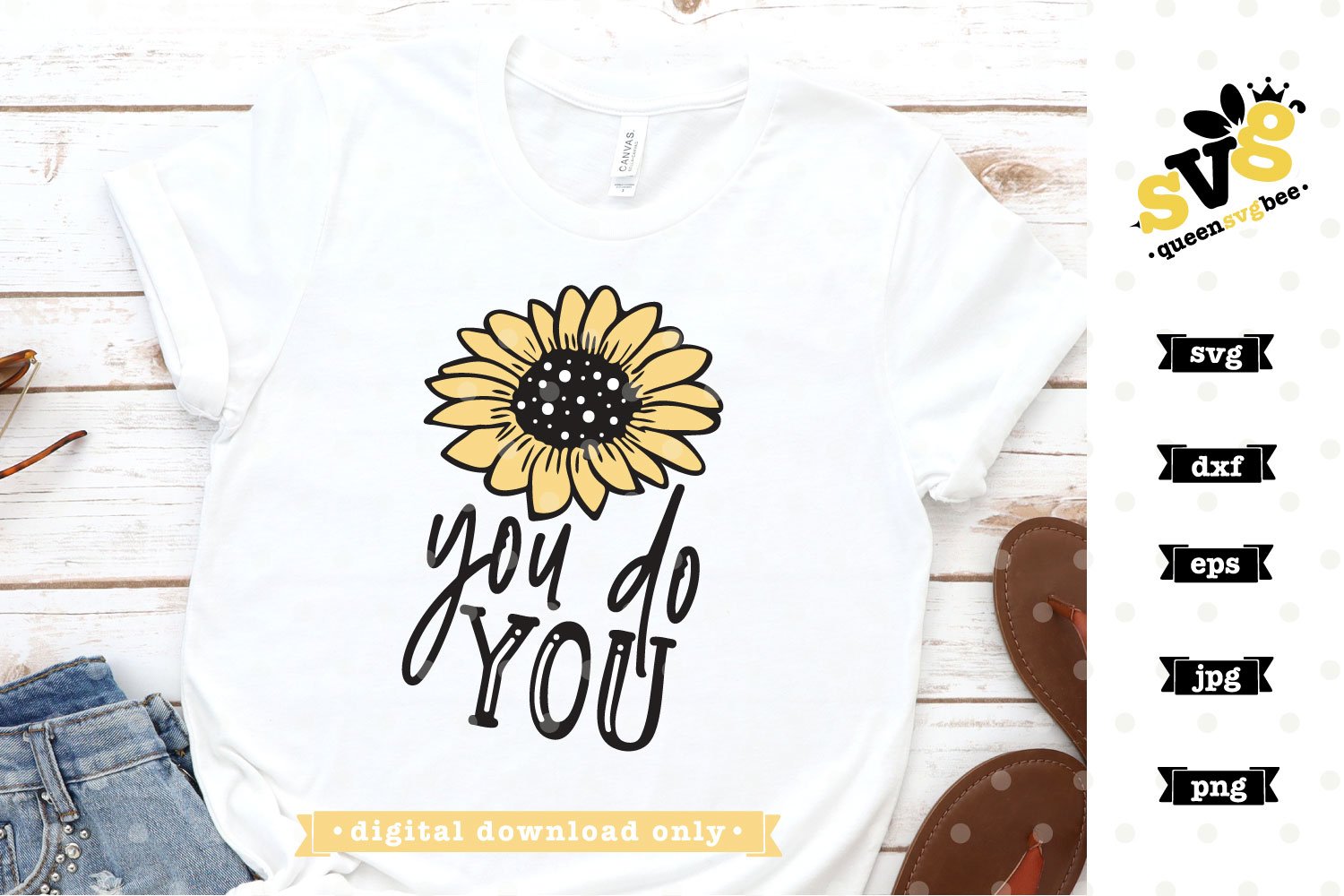 Sunflower svg file | You do You SVG design (585055) | Cut Files ...