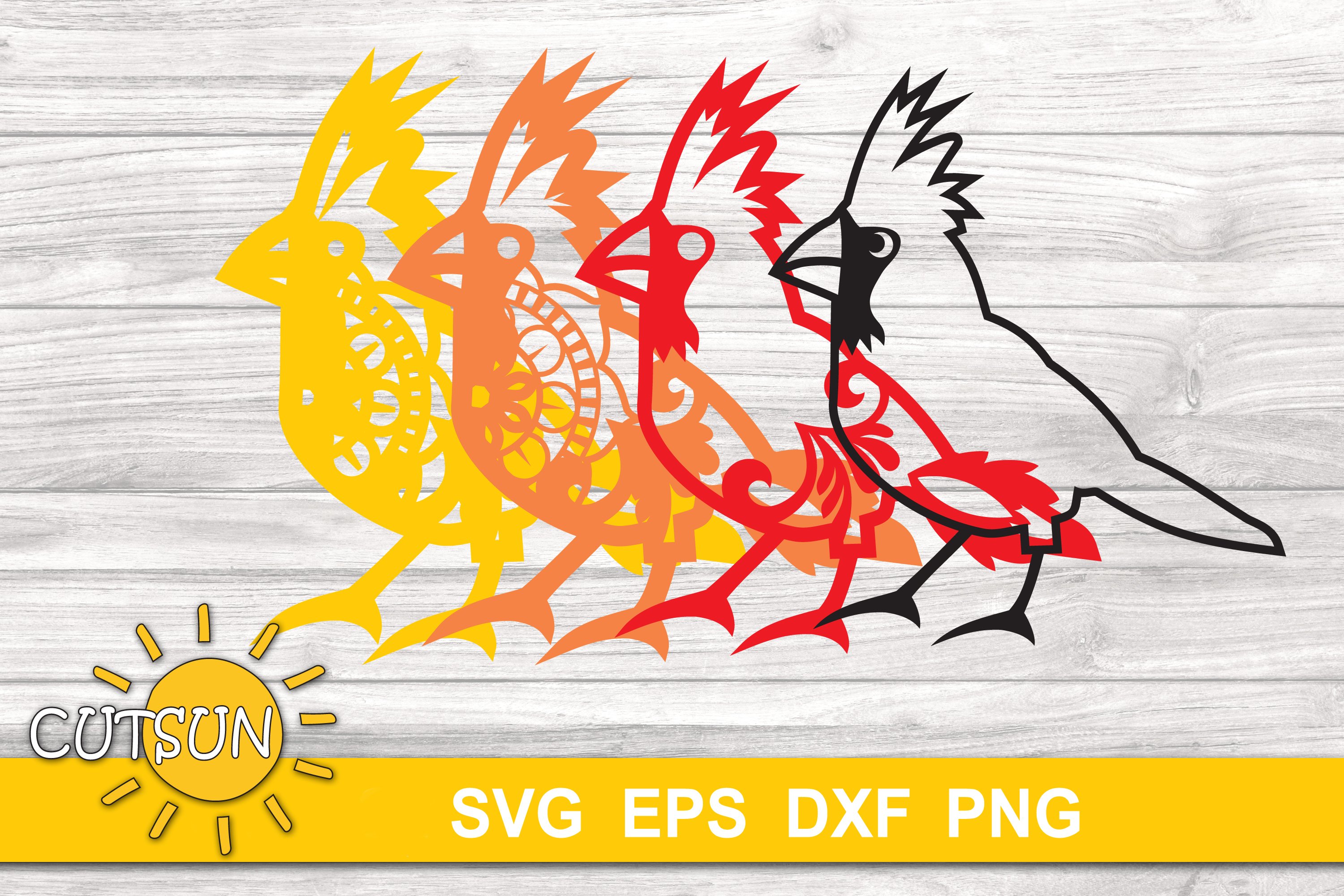 3D Layered Cardinal Mandala SVG - 4 layers (941870) | Cut Files ...