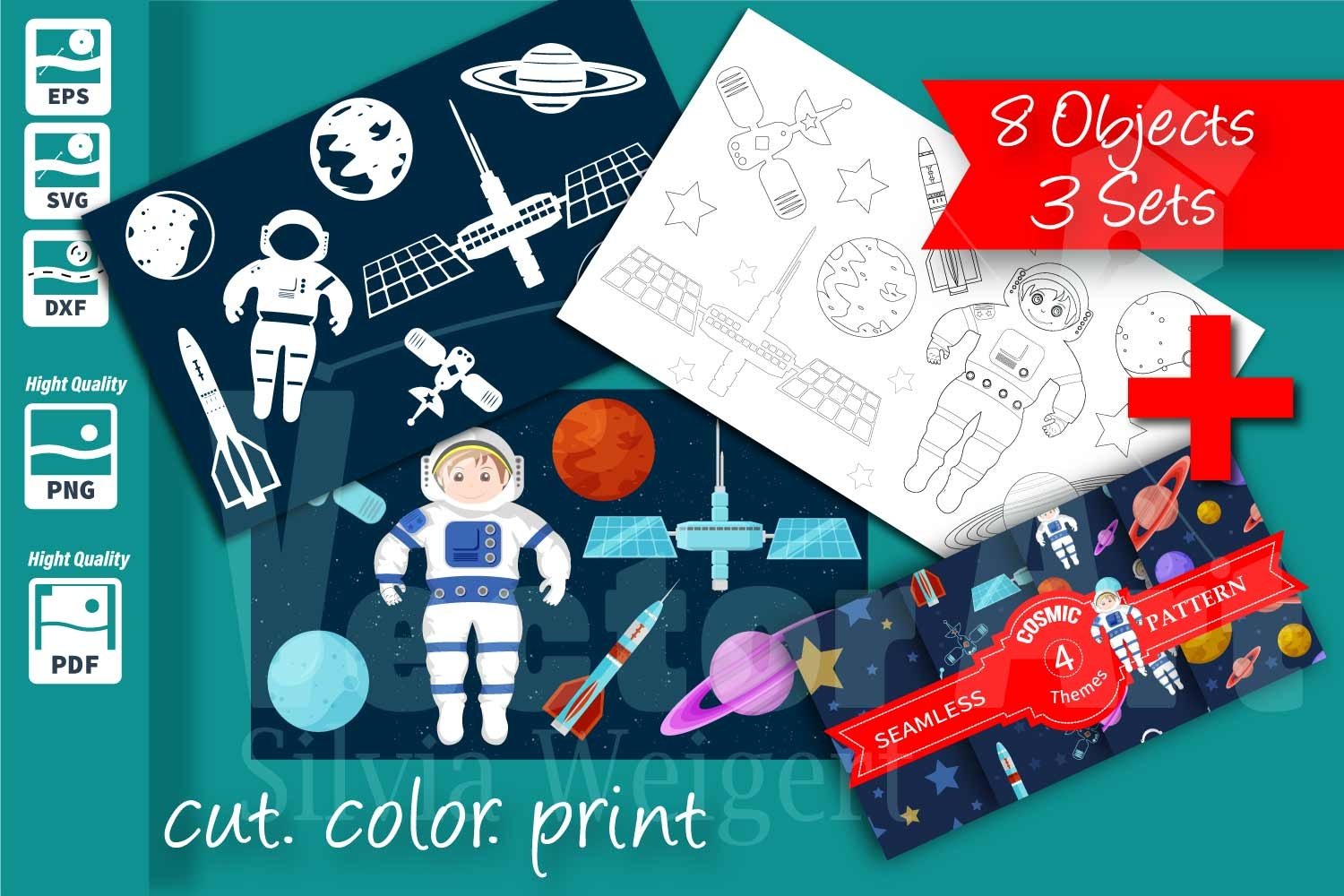 Cosmic Bundle - A Collection of Print and Cut Files (109132) | Cut ...