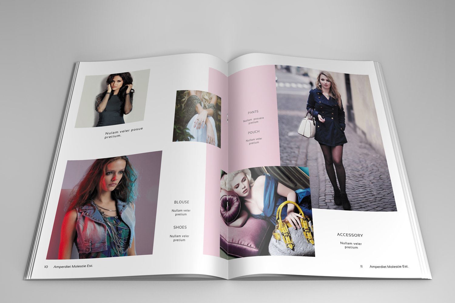 Fashion Lookbook, Magazine Template | Photoshop Template (580870 ...
