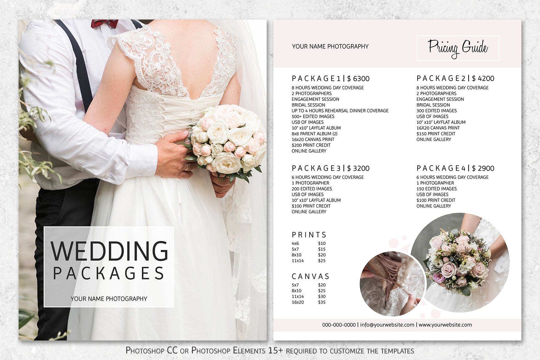 Stationery Paper Party Supplies Pricing Templates For Photographers 