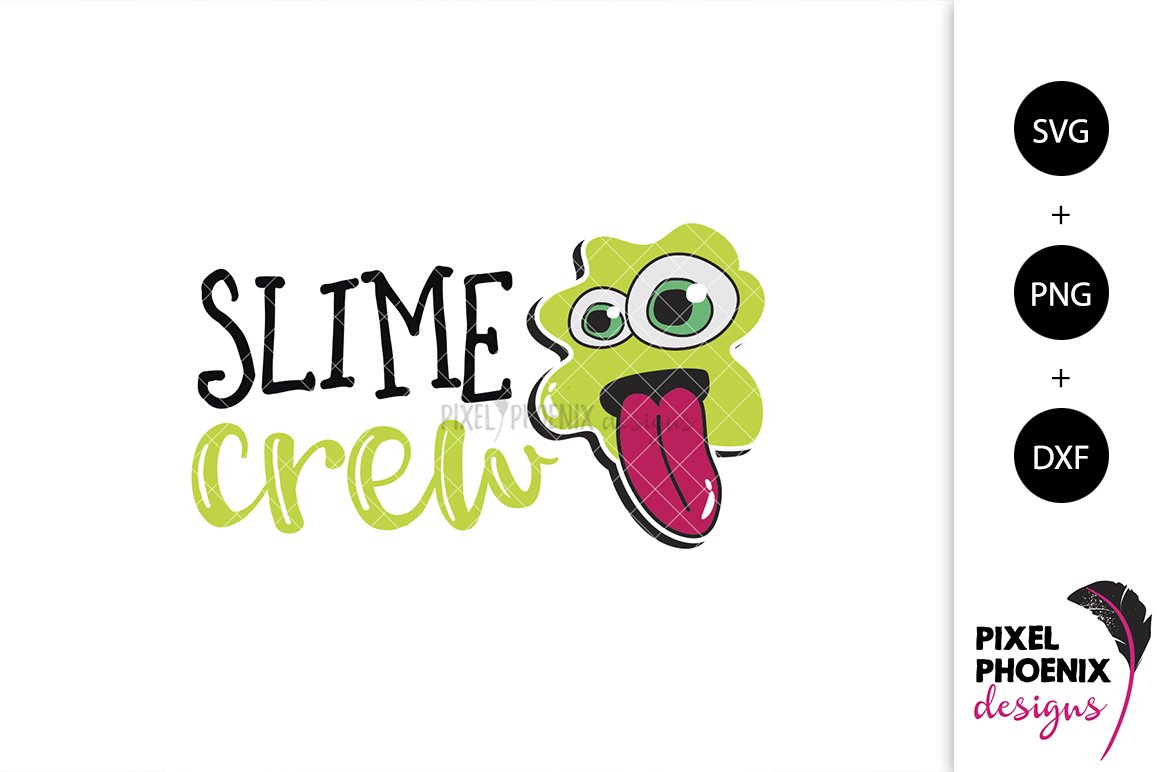 Slime Crew Slime SVG (207897) | SVGs | Design Bundles