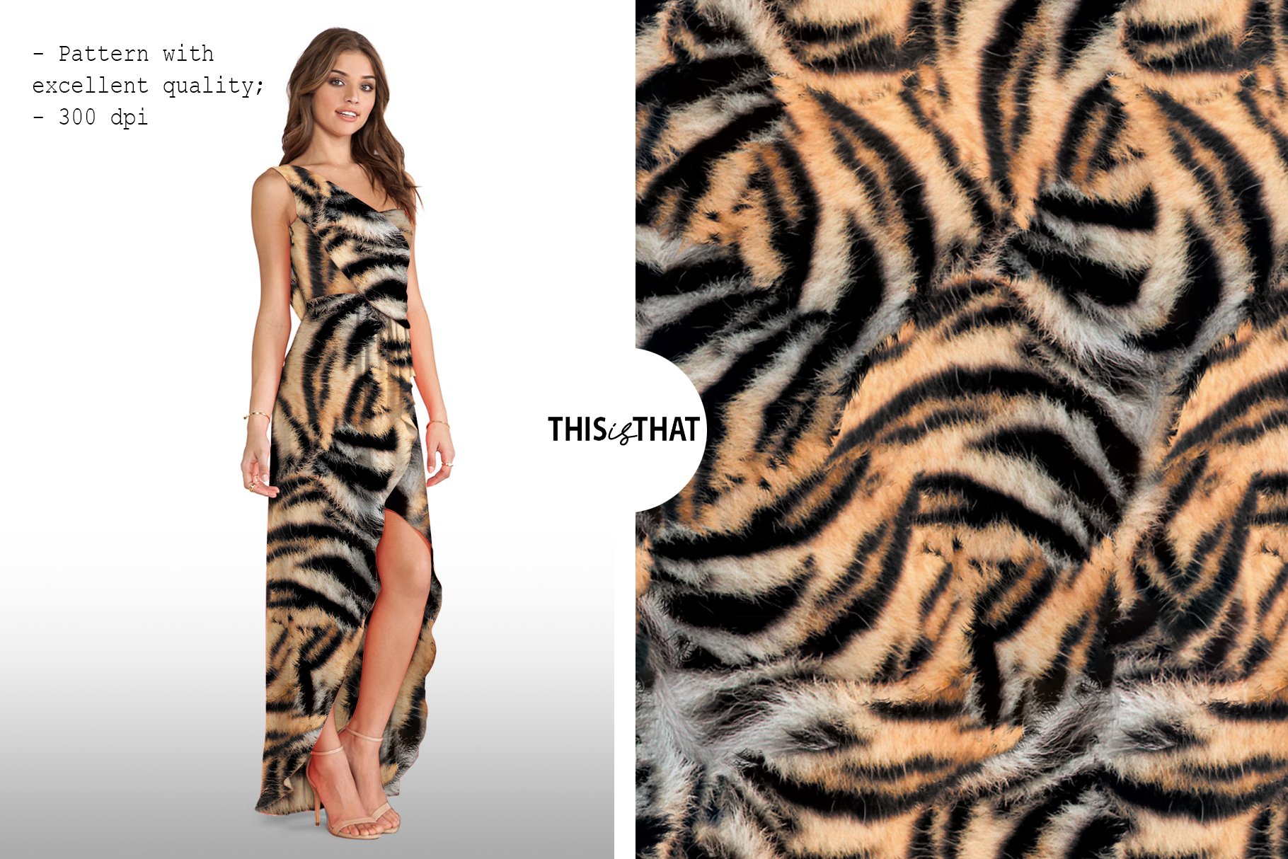 Tiger and Leopard|Animal Print Bundle (378865) | Patterns | Design Bundles