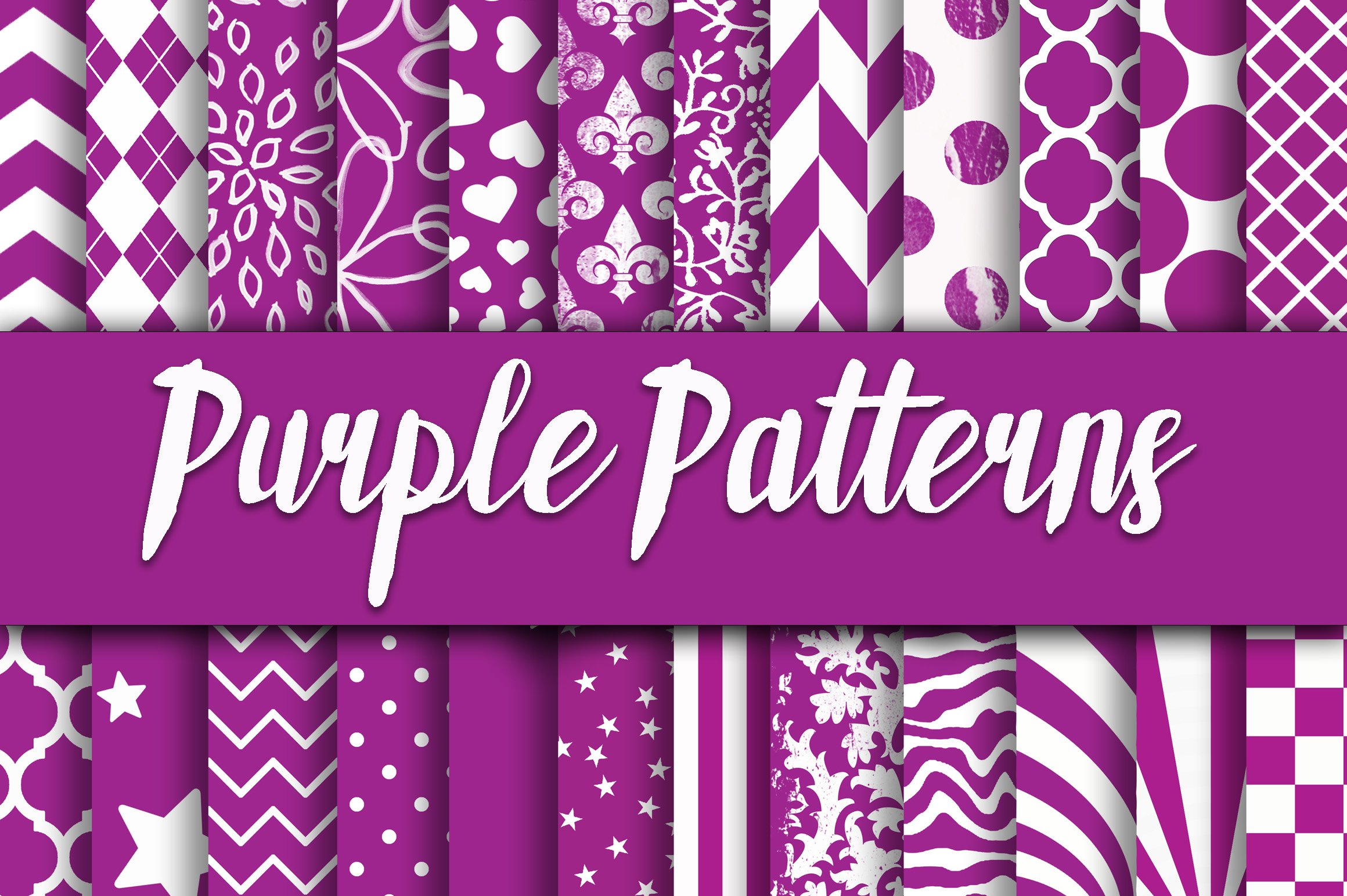 Colorful Patterns Digital Paper Bundle - Includes 480 papers (88319 ...
