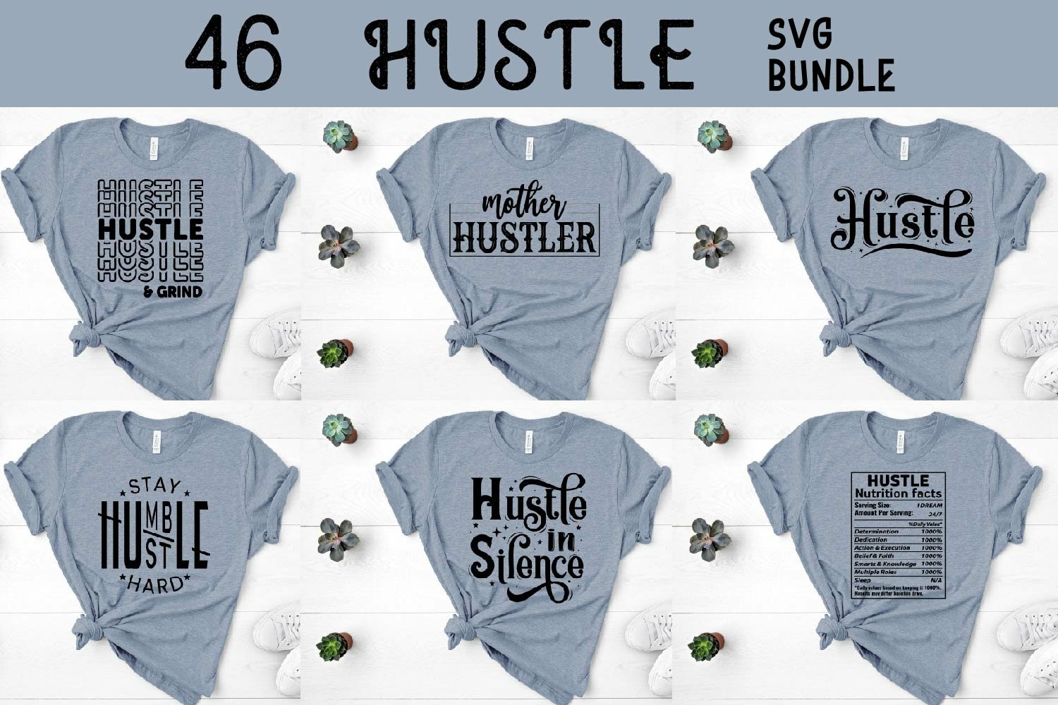 Hustle svg bundle, hustle svg cut file, hustle svgs (1155996) | Cut ...