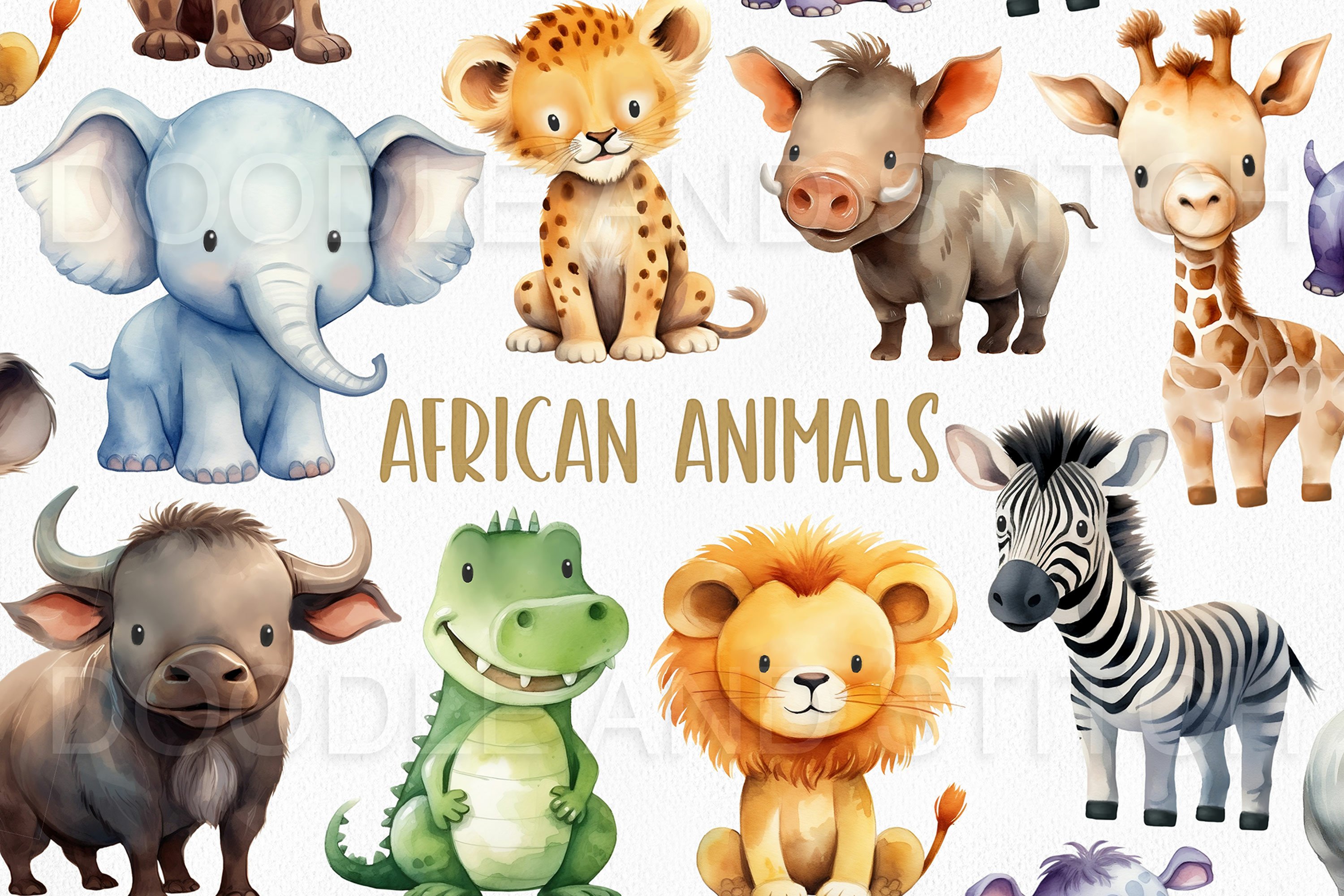 Cute Wild Animal Clipart