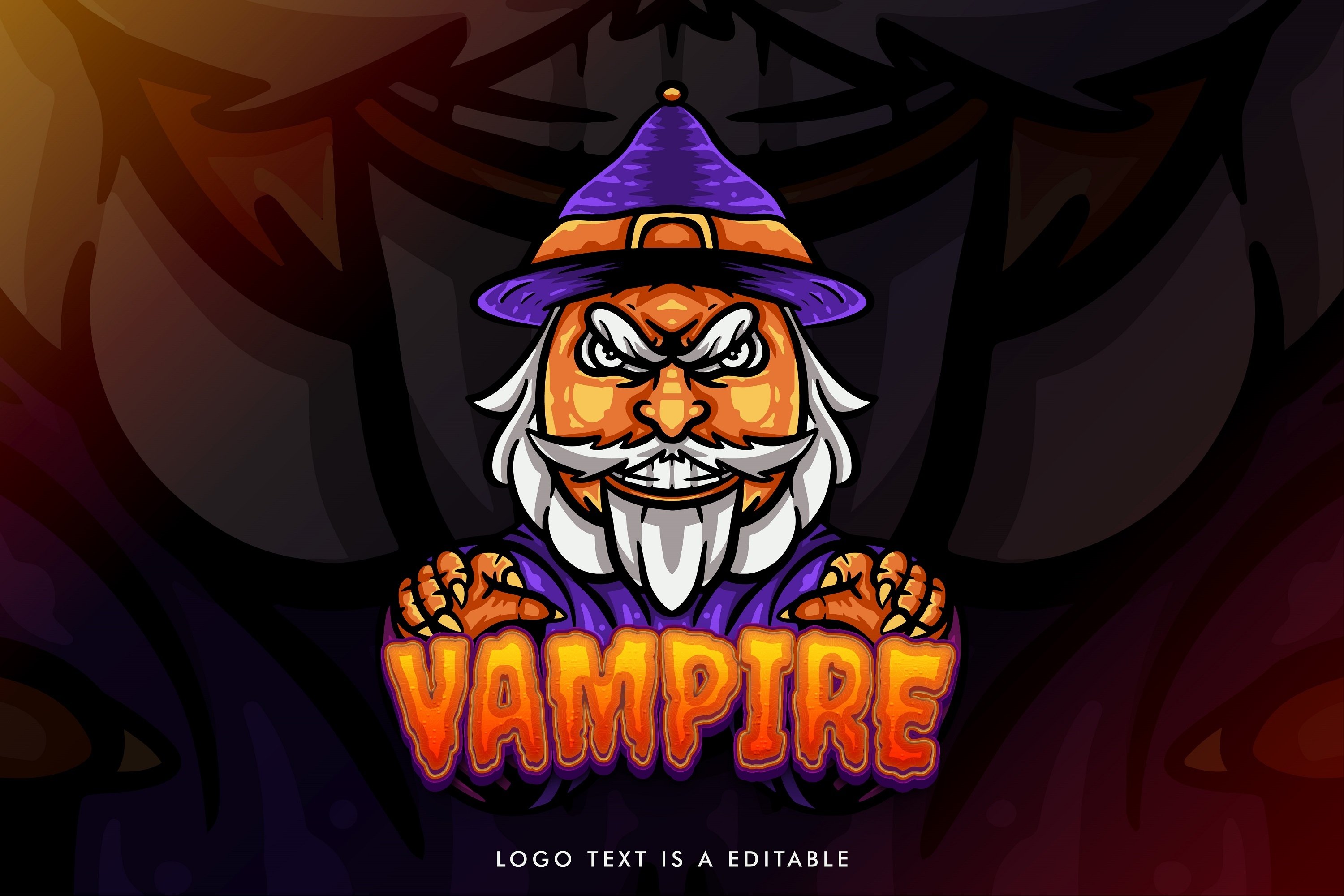 Vampire Esport Logo Template (2233218) | Logos | Design Bundles