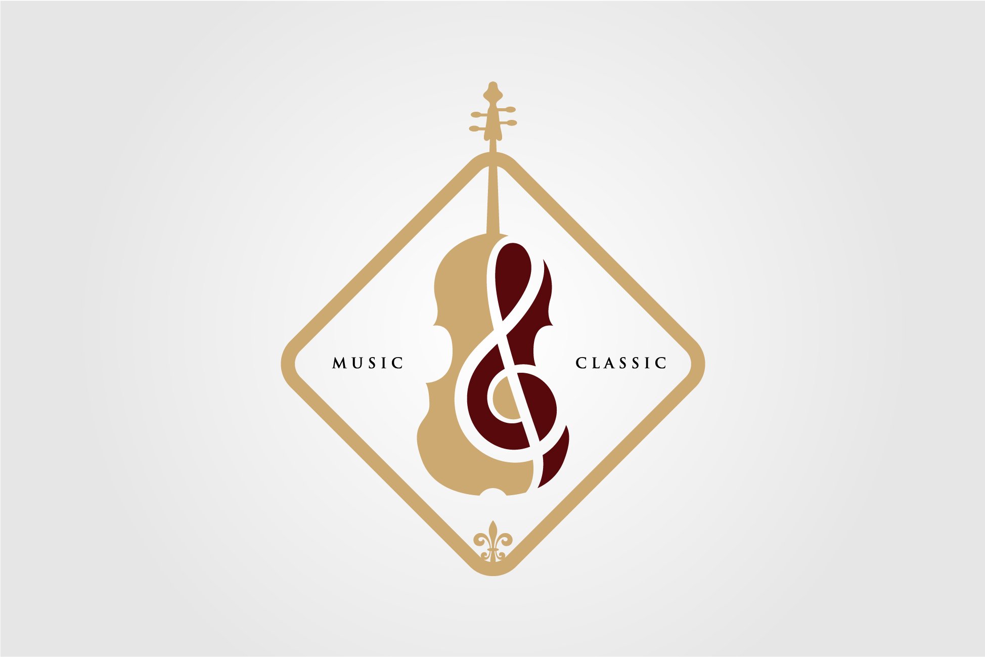 Violin / Cello logo design inspiration , classic and luxury (1841818 ...
