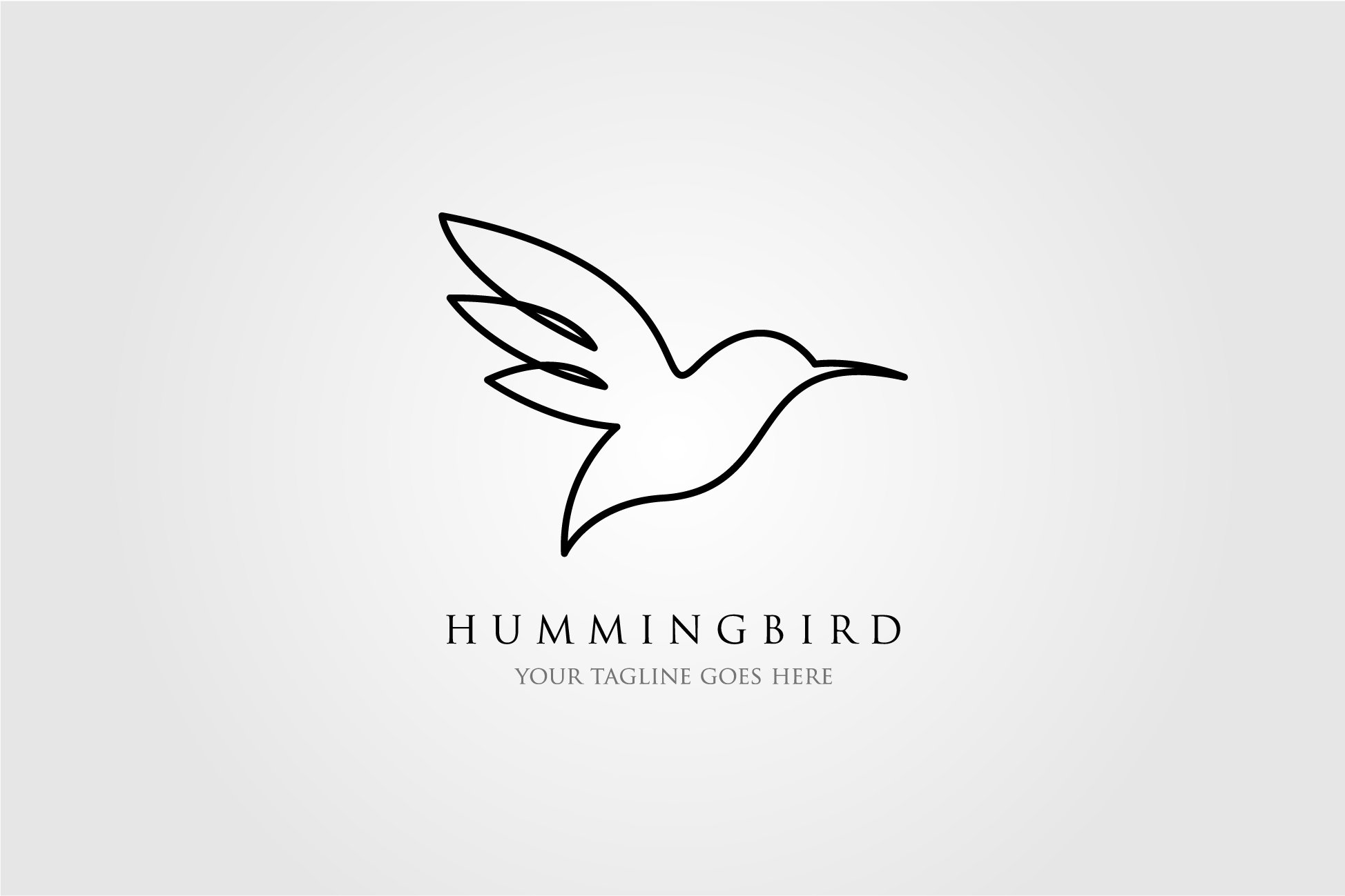 hummingbird line logo icon designs , line art style (1841832) | Logos ...