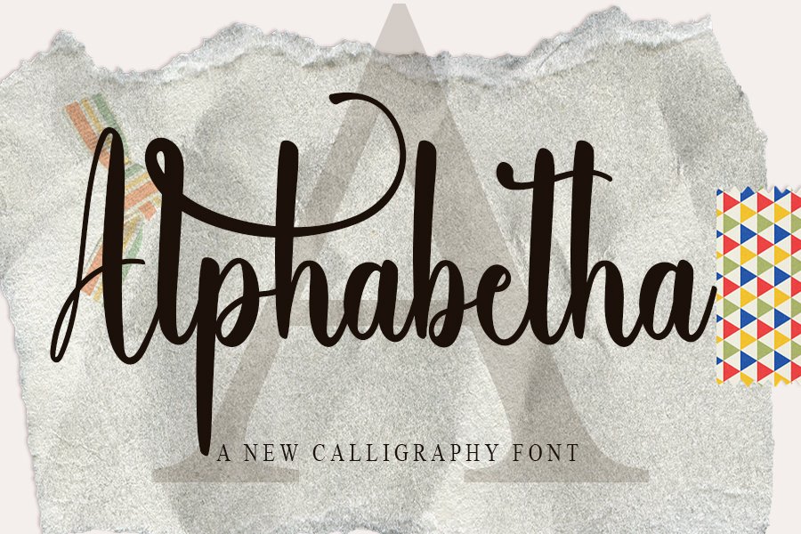 Calligraphic Font Vector Alphabet. Calligraphic Font. Unique Custom