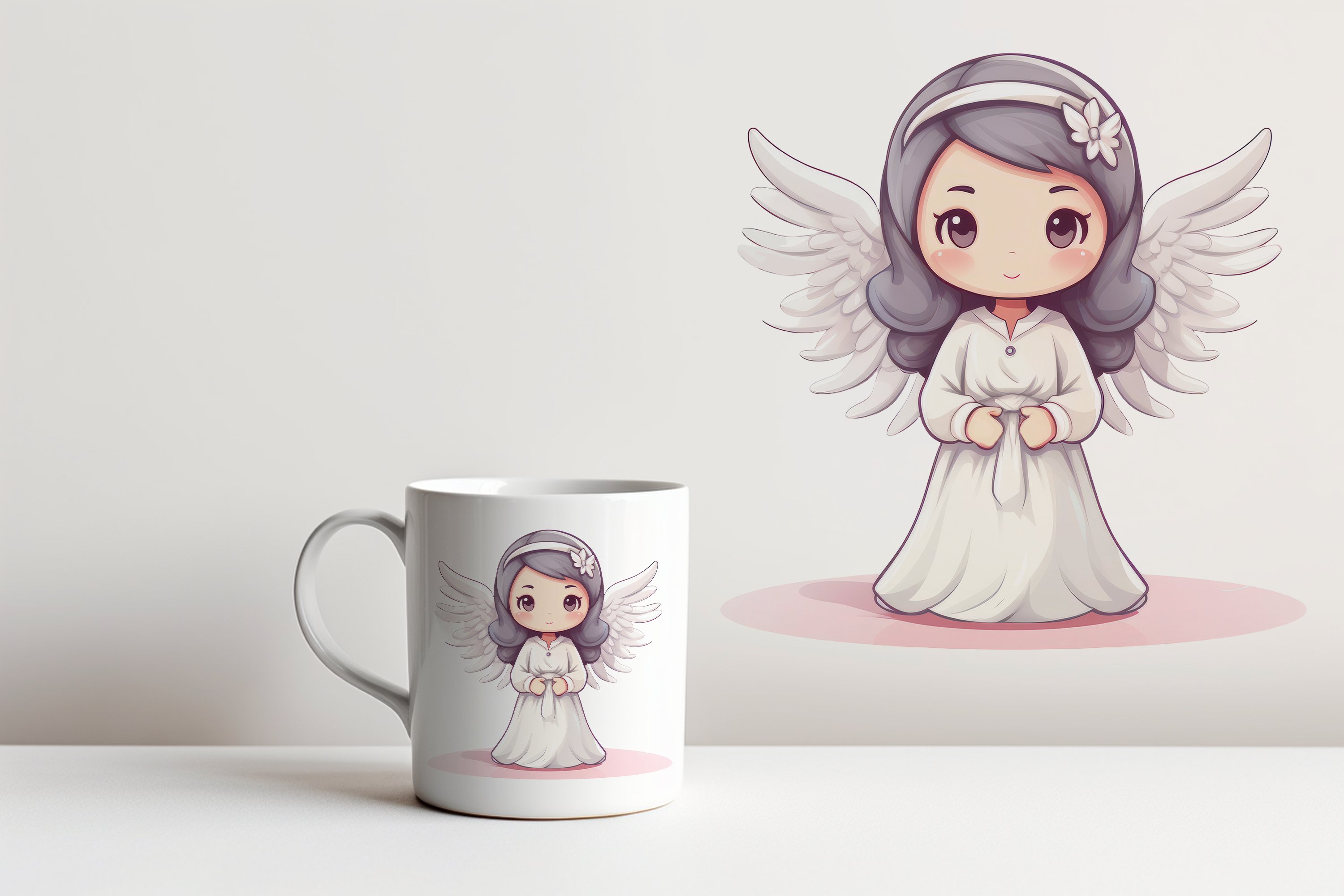 Chibi Supernatural Angels