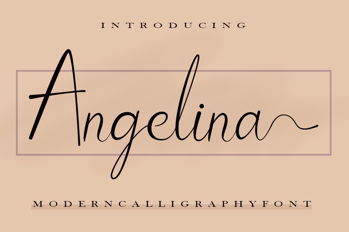 Angelina Font Angelina Lovely Script Font Etsy