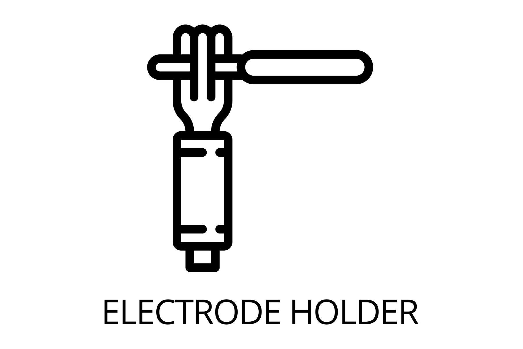 Electrode hand holder icon, outline style (1399914) | Icons | Design ...