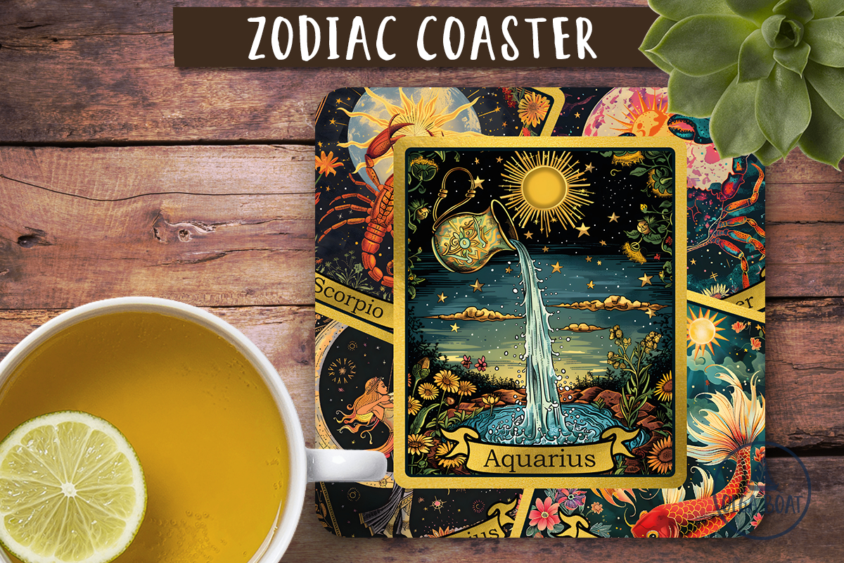 Zodiac coasters 60 photos - Astrologytoyou.com