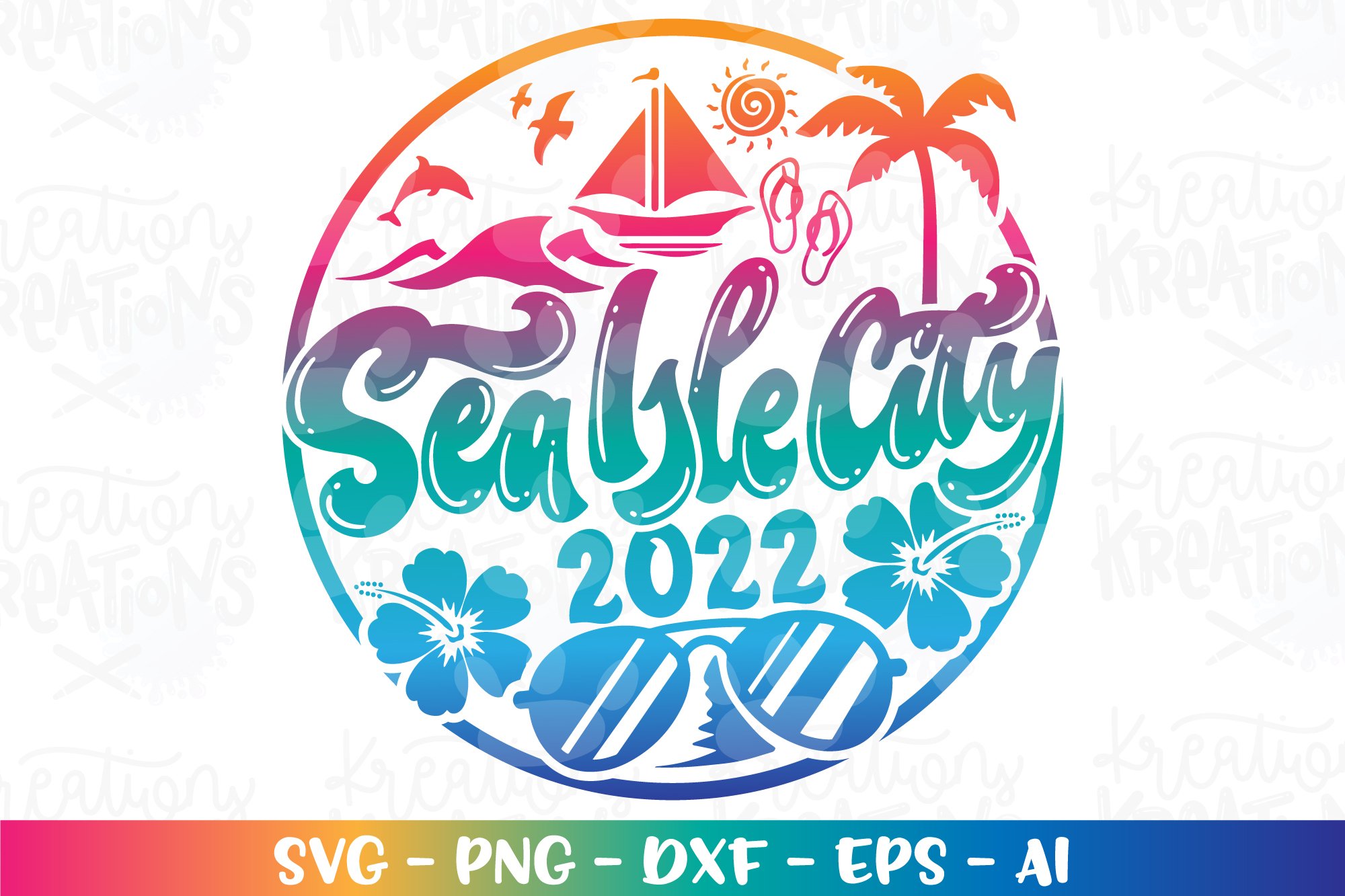 Summer svg Sea Isle City Beach Vacation Beach Holidays (2172937) | SVGs ...