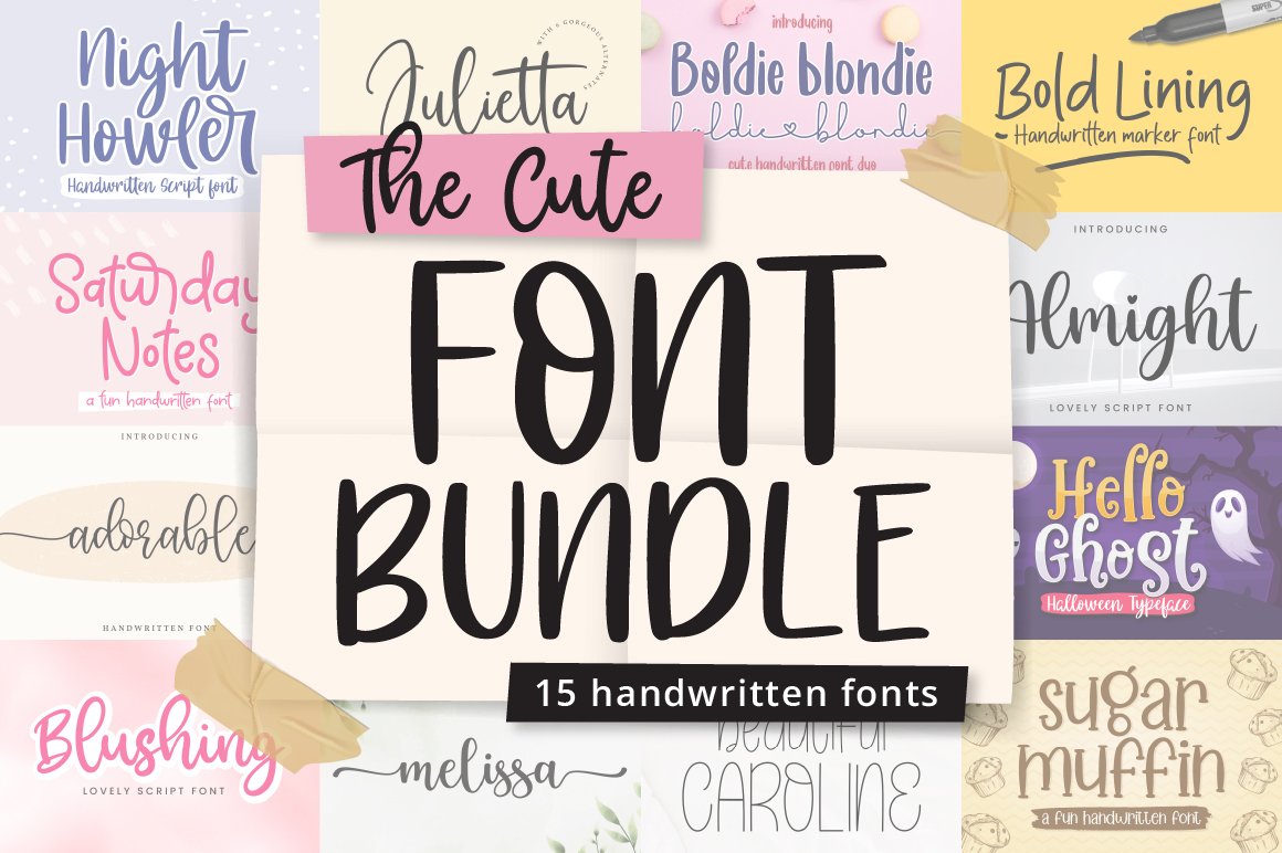 Cute Girly Handwriting Fonts
