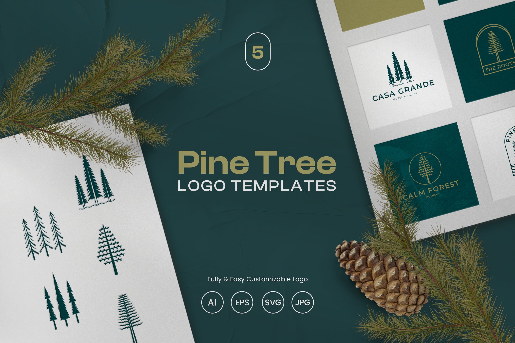 Pine Tree Logo Design