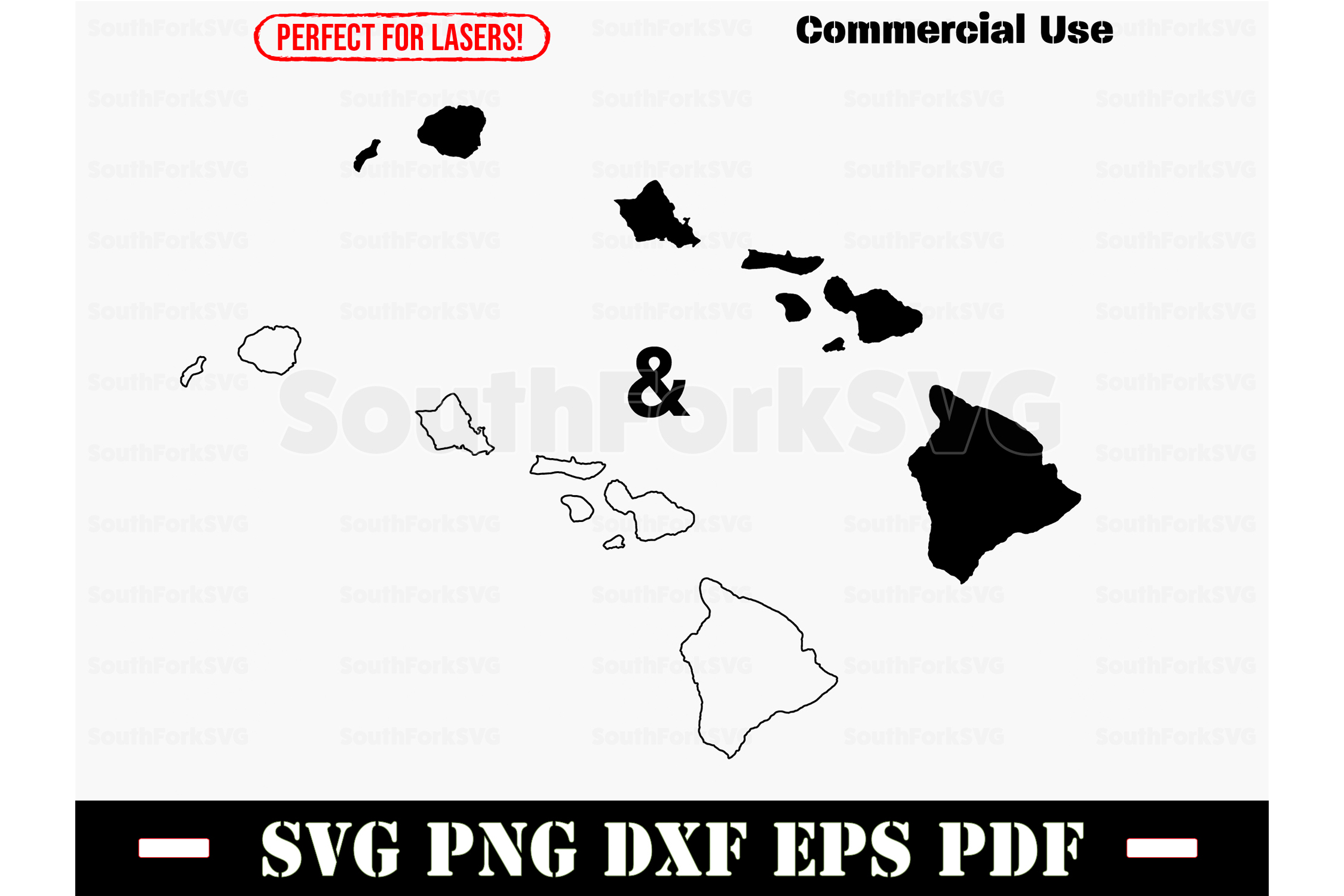Hawaii State Map Outline Coloring Page Hawaiian Hawaii