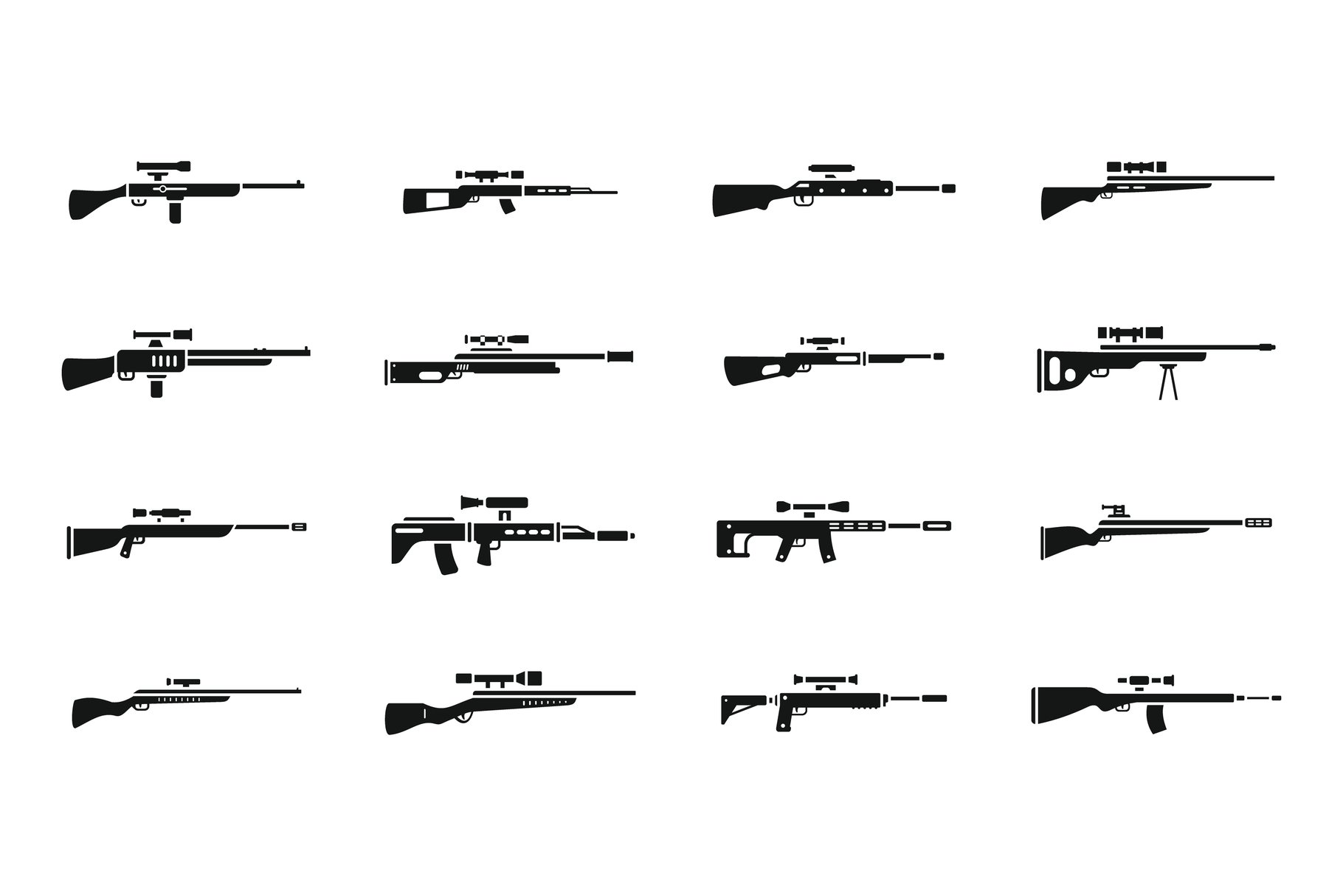 Sniper weapon icon simple vector. Army gun (1788922) | Icons | Design ...