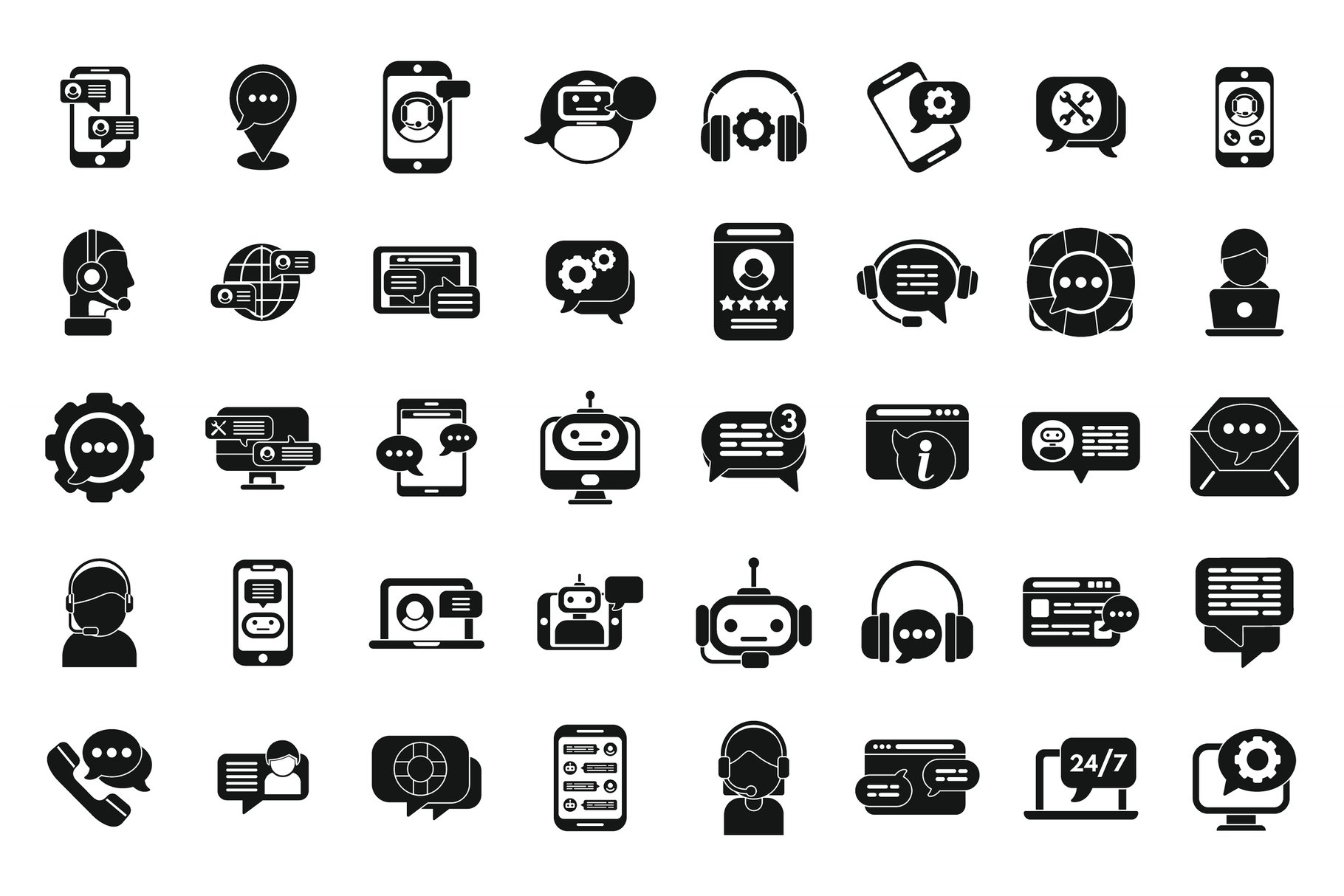 Live Chat Icon Vector