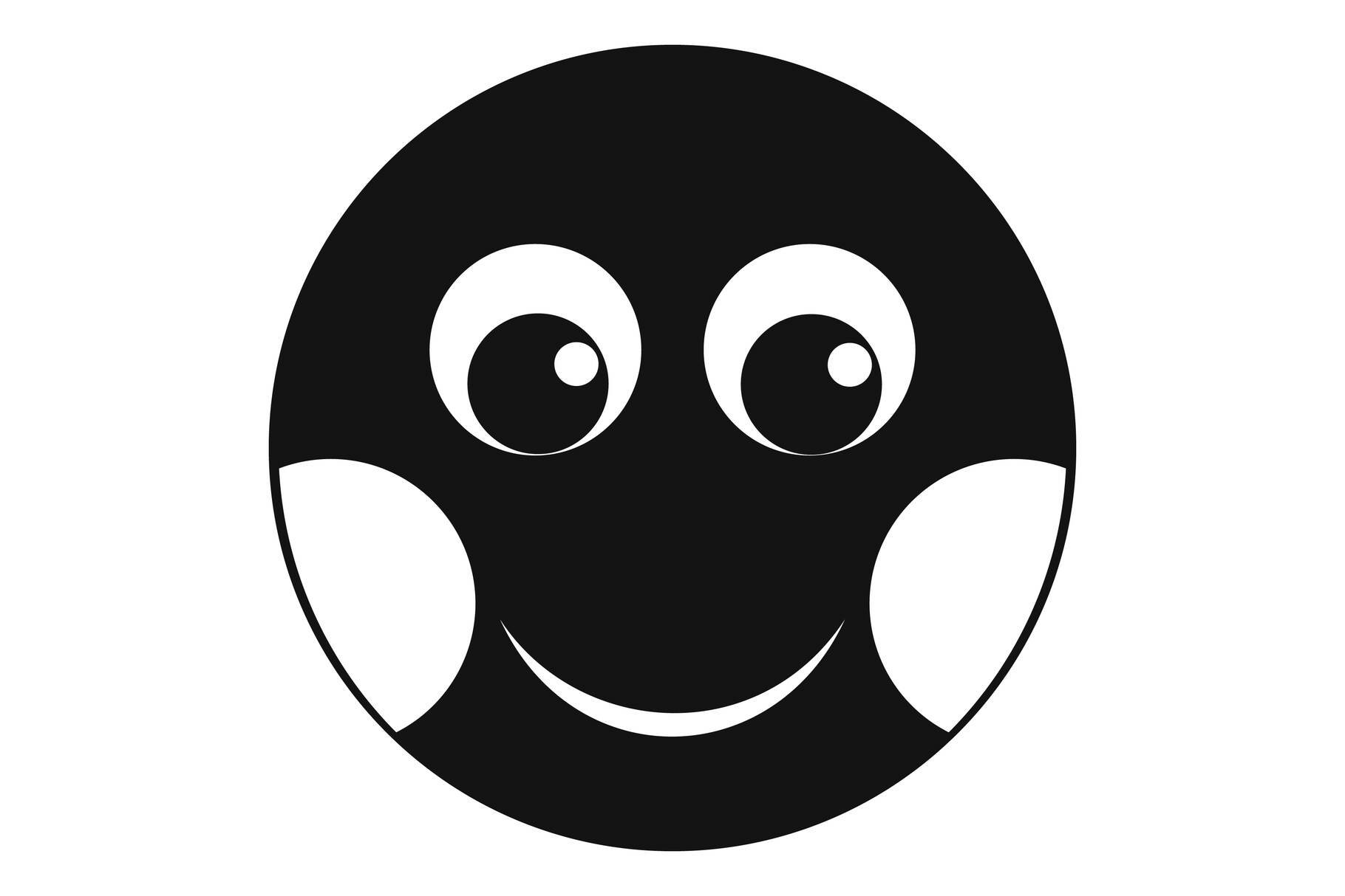 Smile icon vector simple (1386133) | Icons | Design Bundles