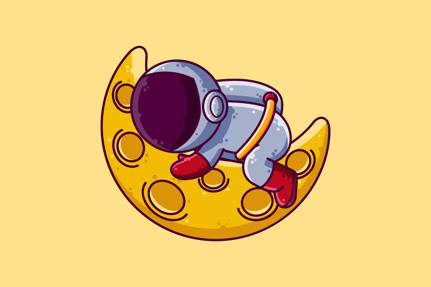 Cute Astronaut Cartoon