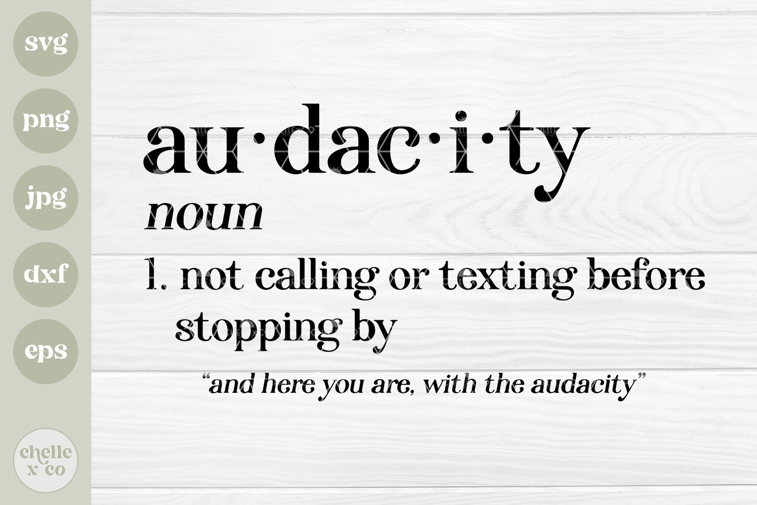 Audacity Definition