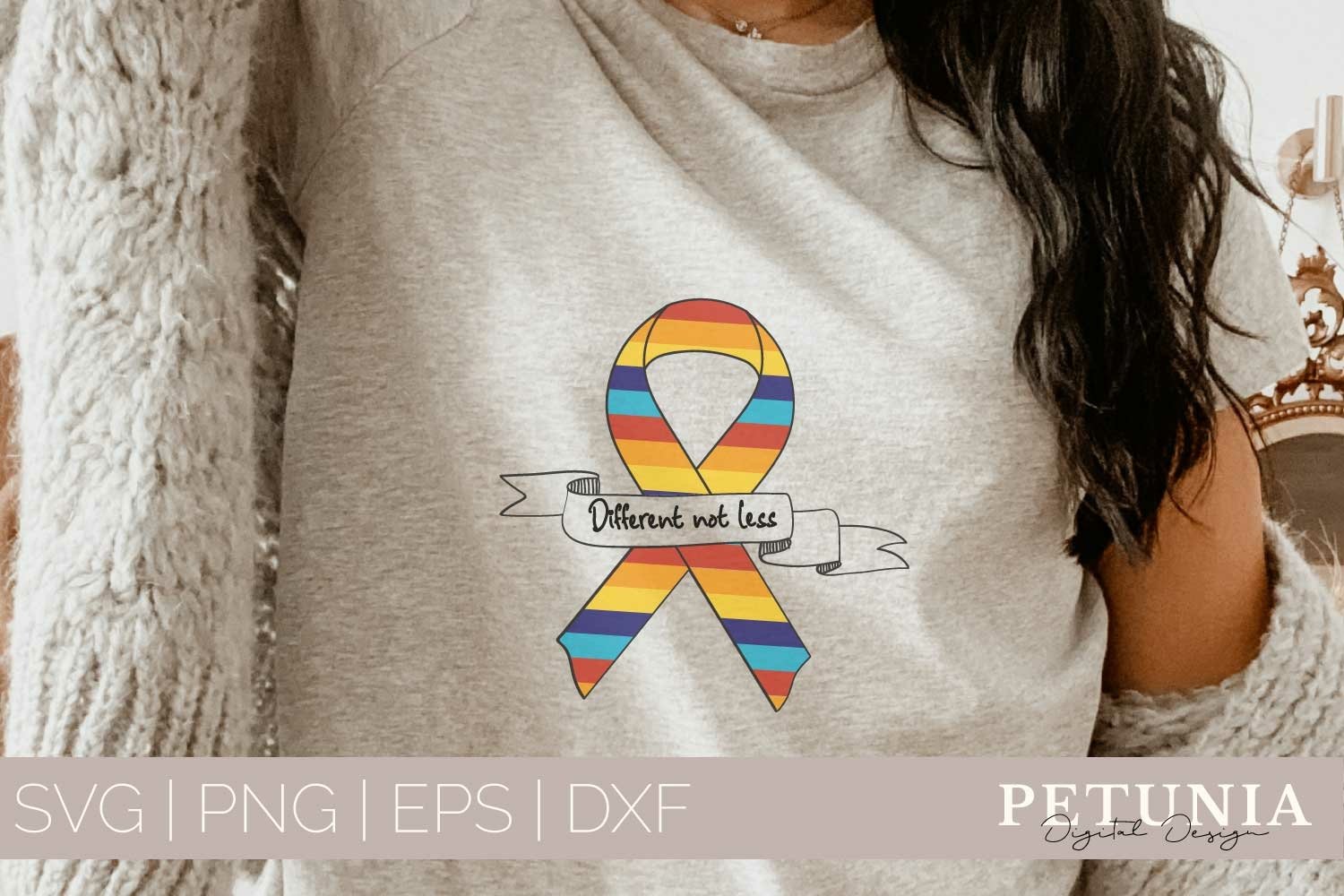 Autism Awareness Svg | Different Not Less (1306216) | SVGs | Design Bundles
