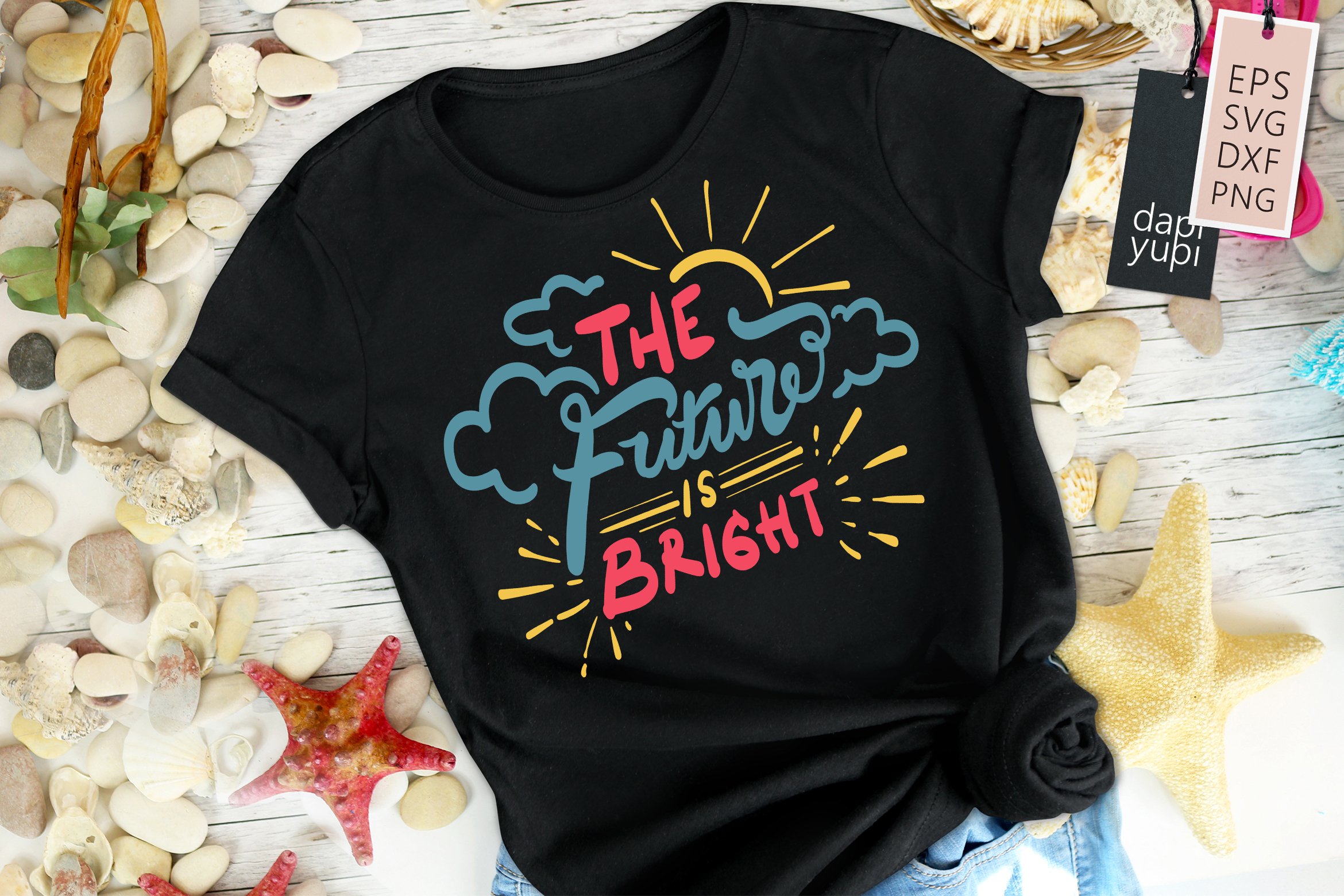 The Future Is Bright Motivational Quotes (1131231) | SVGs | Design Bundles