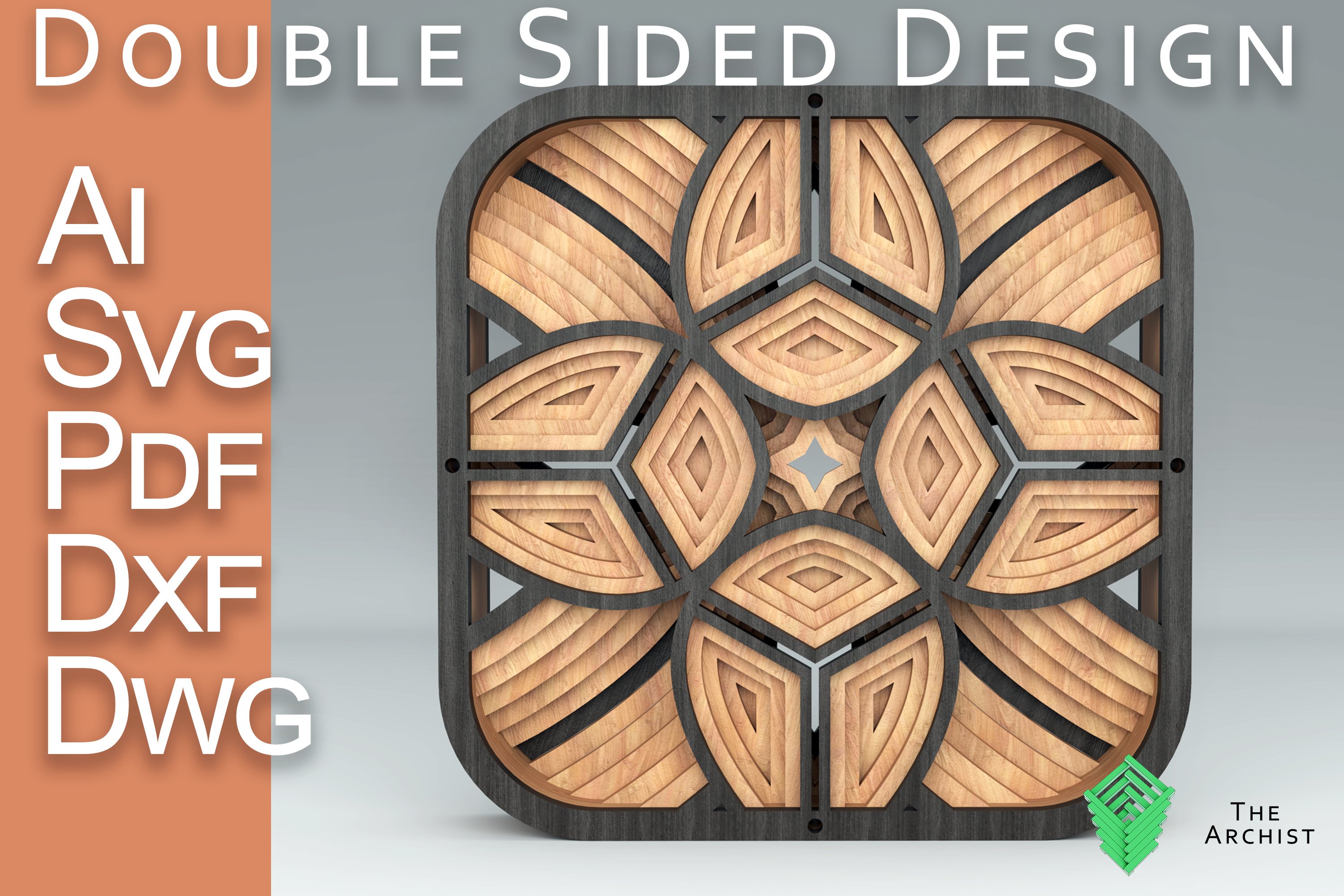 Double sided Square design (1090689) | Cut Files | Design Bundles