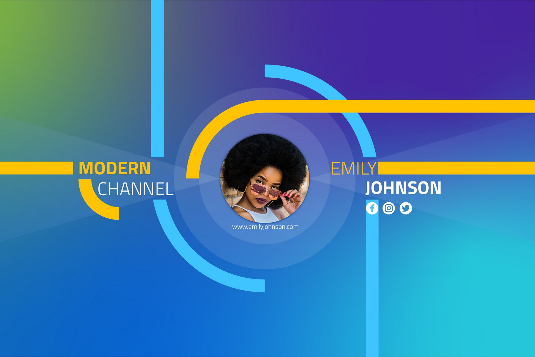 Modern banner templates set (1133323) | Youtube | Design Bundles