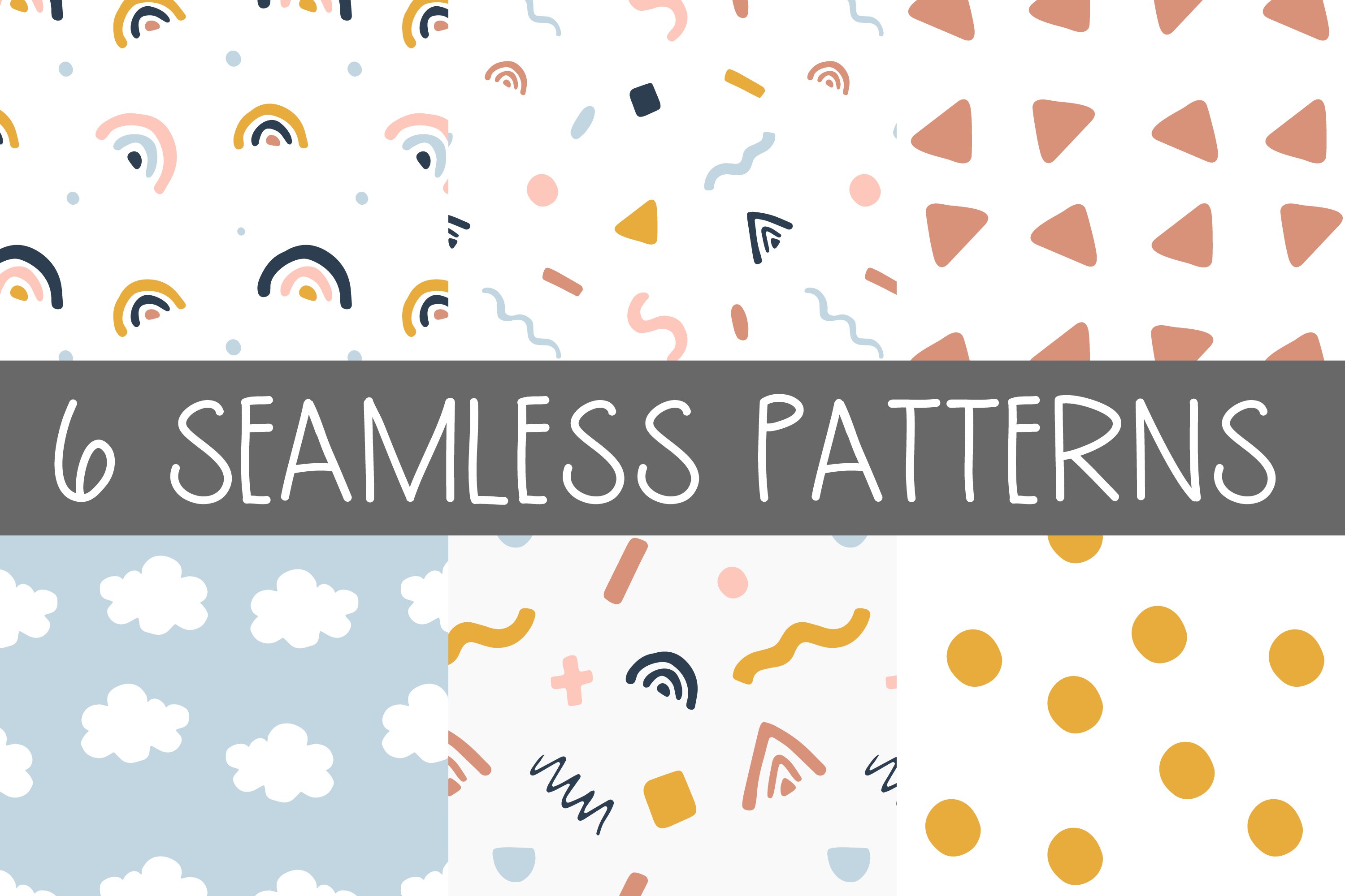 Scandinavian style set - 6 seamless patterns (899505) | Patterns ...