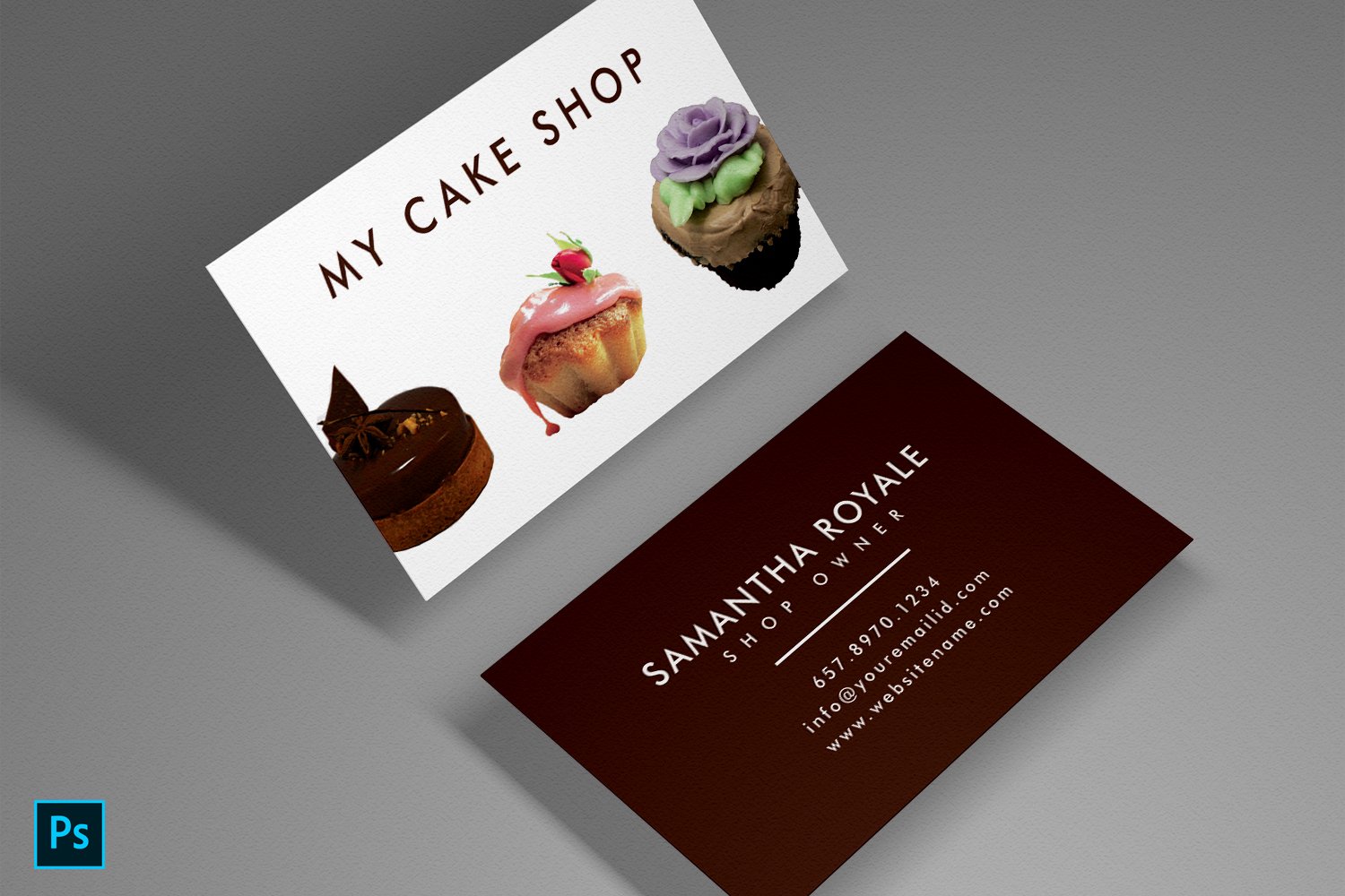 Cake sweet shop beautiful unique card (273250) | Business Cards ...