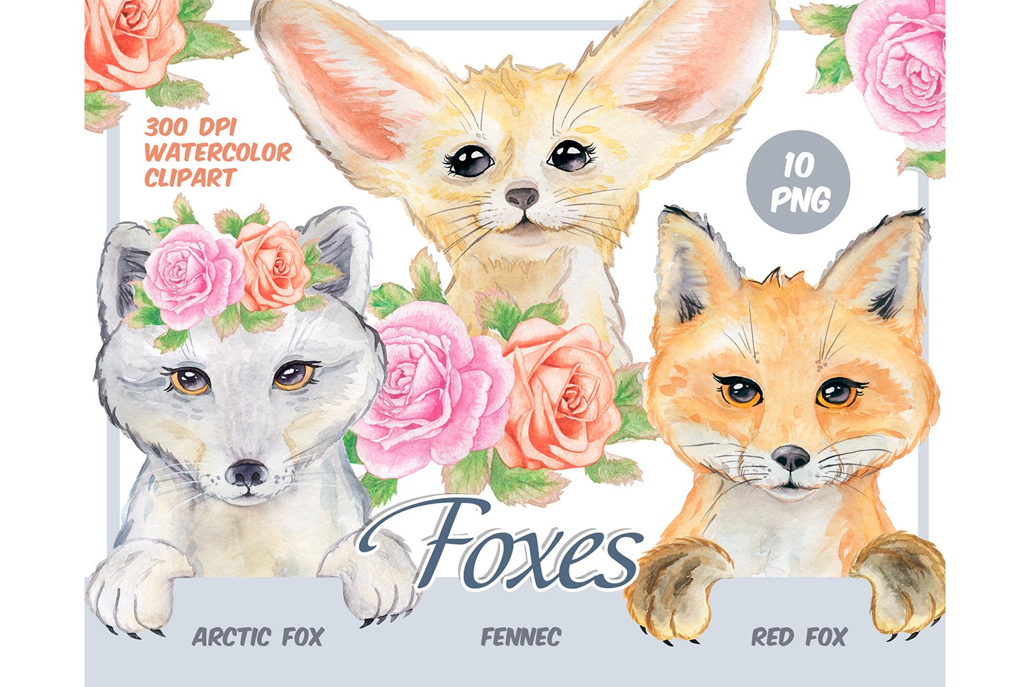 Foxes Clipart Black And White Cross