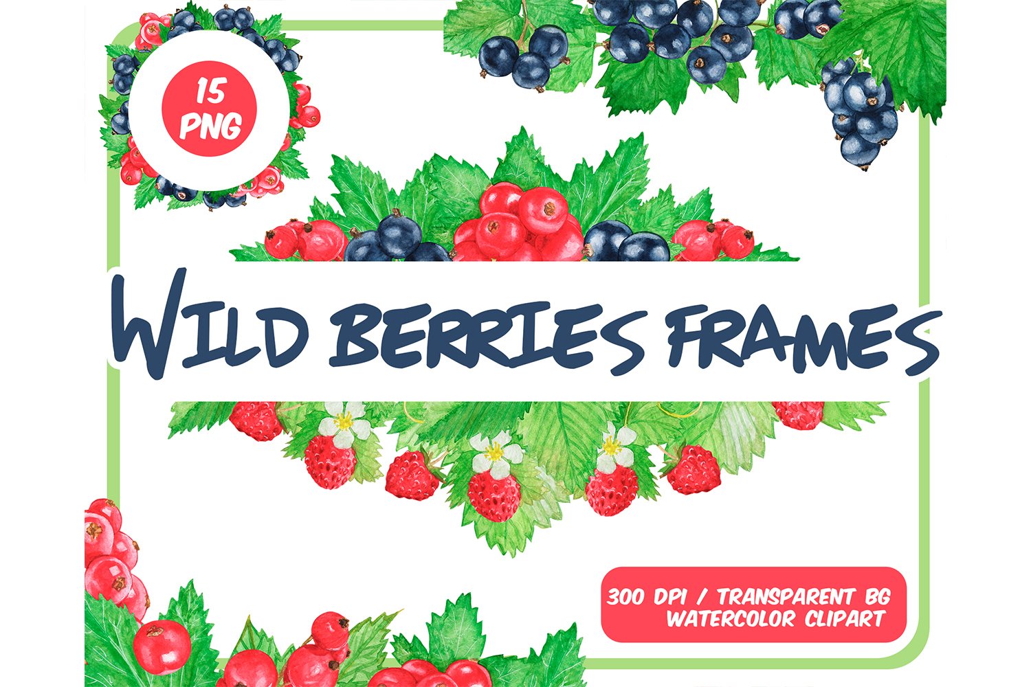 Wild Berries Clip Art