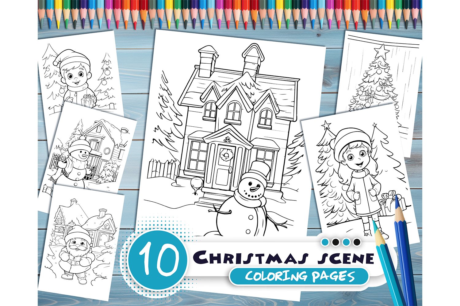 Printable Christmas Scenes