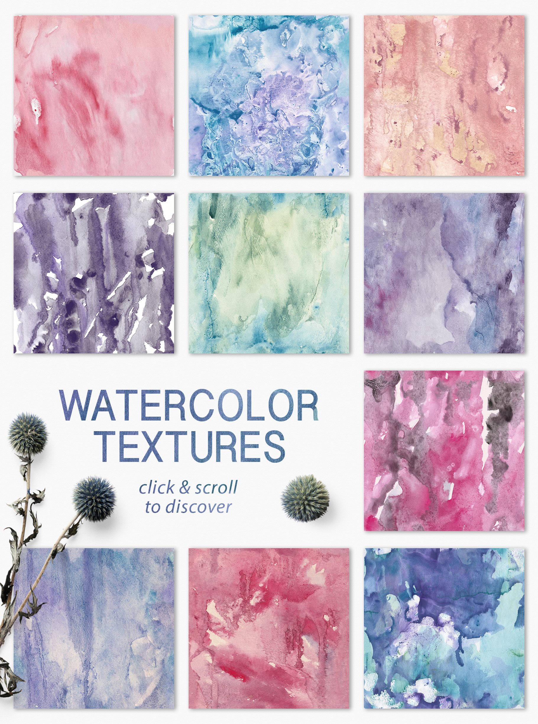 Seamless Textures & Patterns Bundle - Shabby Chic Design Kit (274482 ...