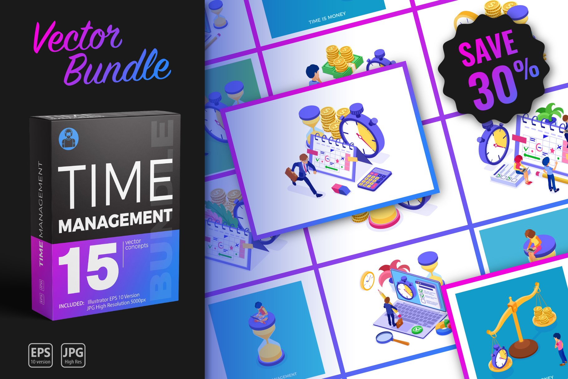 Planning Schedule Time Management (1205999) | Illustrations | Design ...