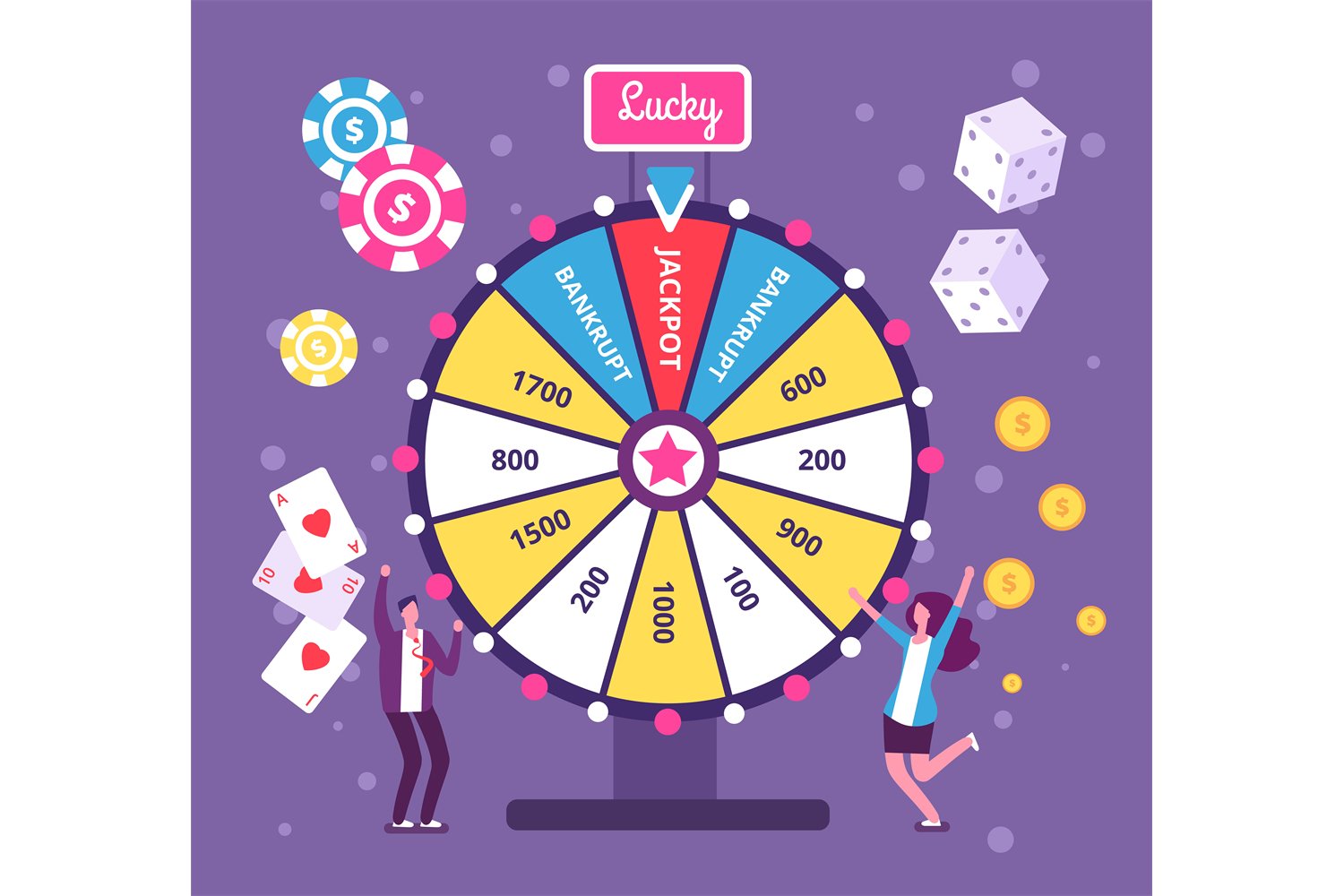 Game wheel concept. People playing risk game with fortune wh (965497 ...