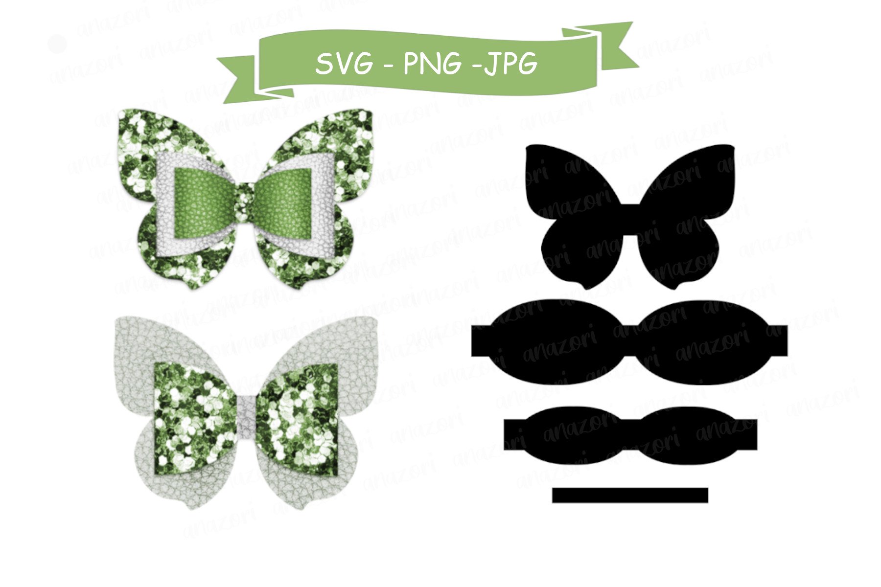 Printable Free Hair Bow Template Svg Free Templates Svgs For Faux 