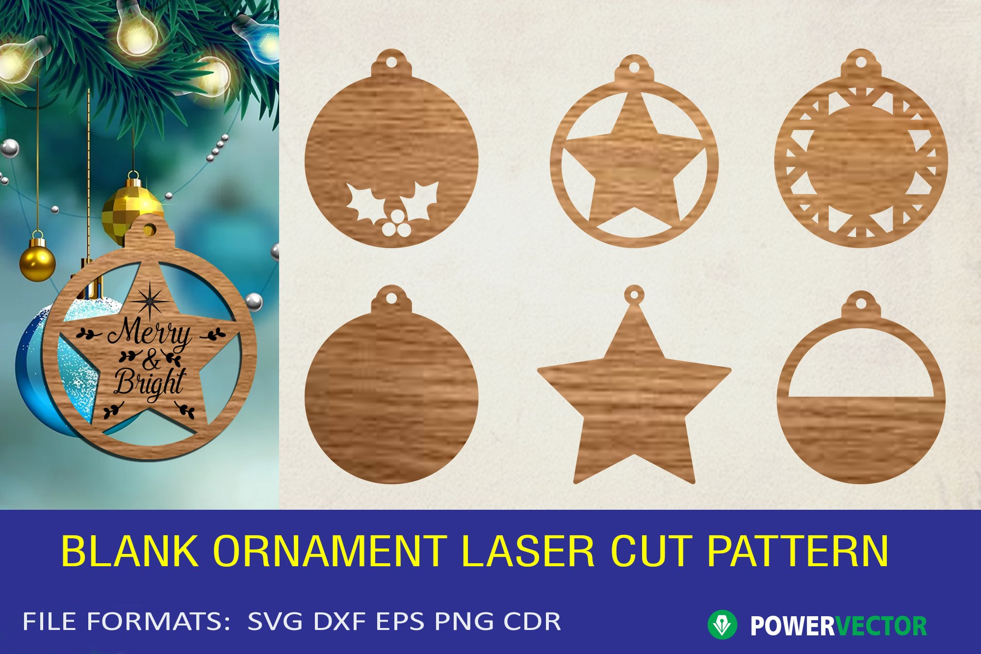 Vorl ufiger Name Mitte bernehmen Laser Cut Christmas Ornaments 