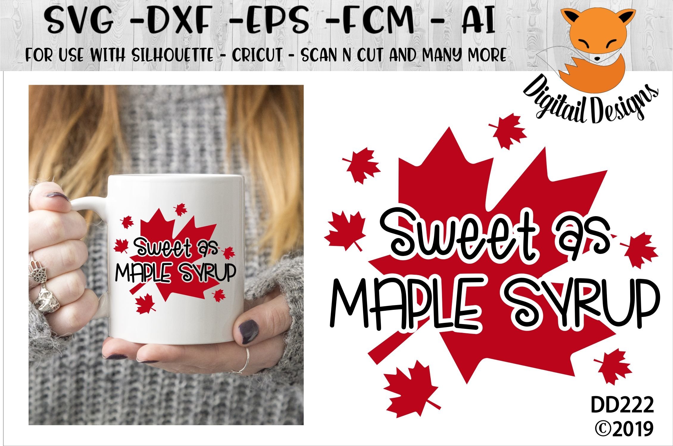 Sweet as Maple Syrup Canada SVG (93273) | Cut Files | Design Bundles