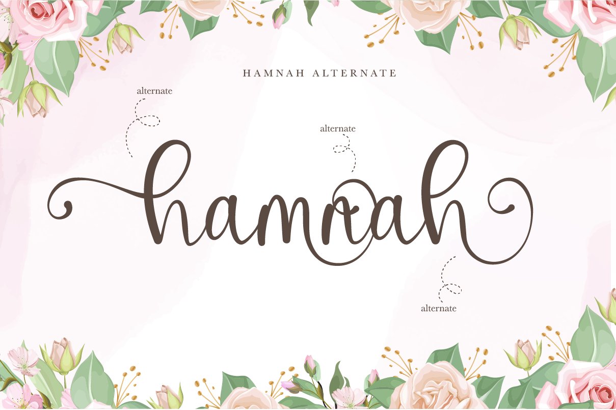 Hello Hamna (564280) | Calligraphy | Font Bundles