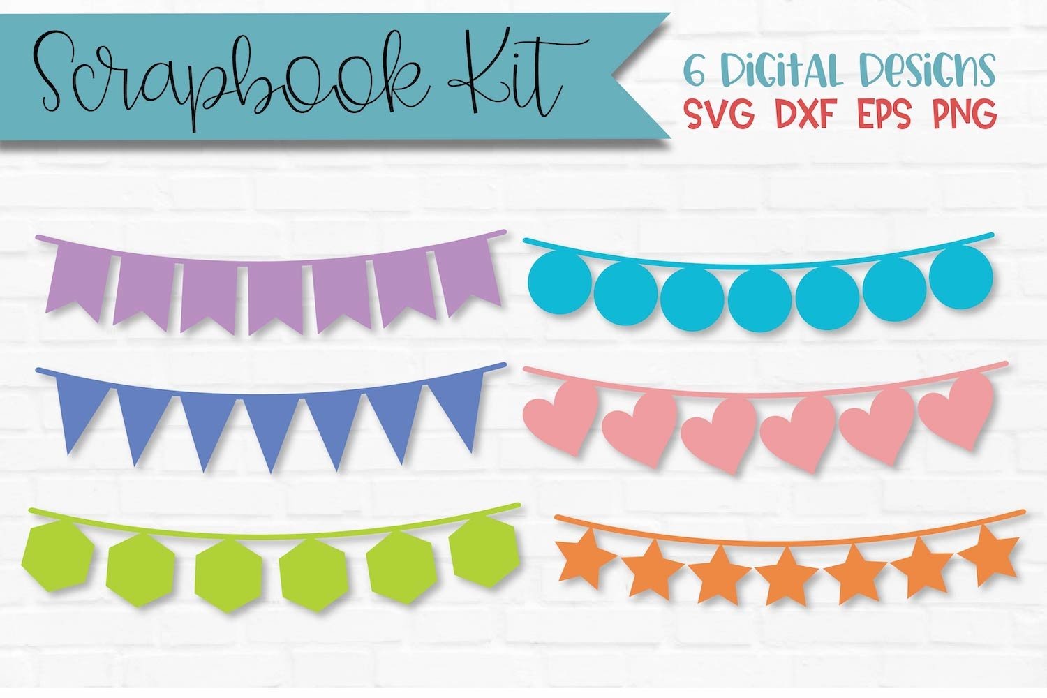 Bunting Banners Scrapbooking Kit