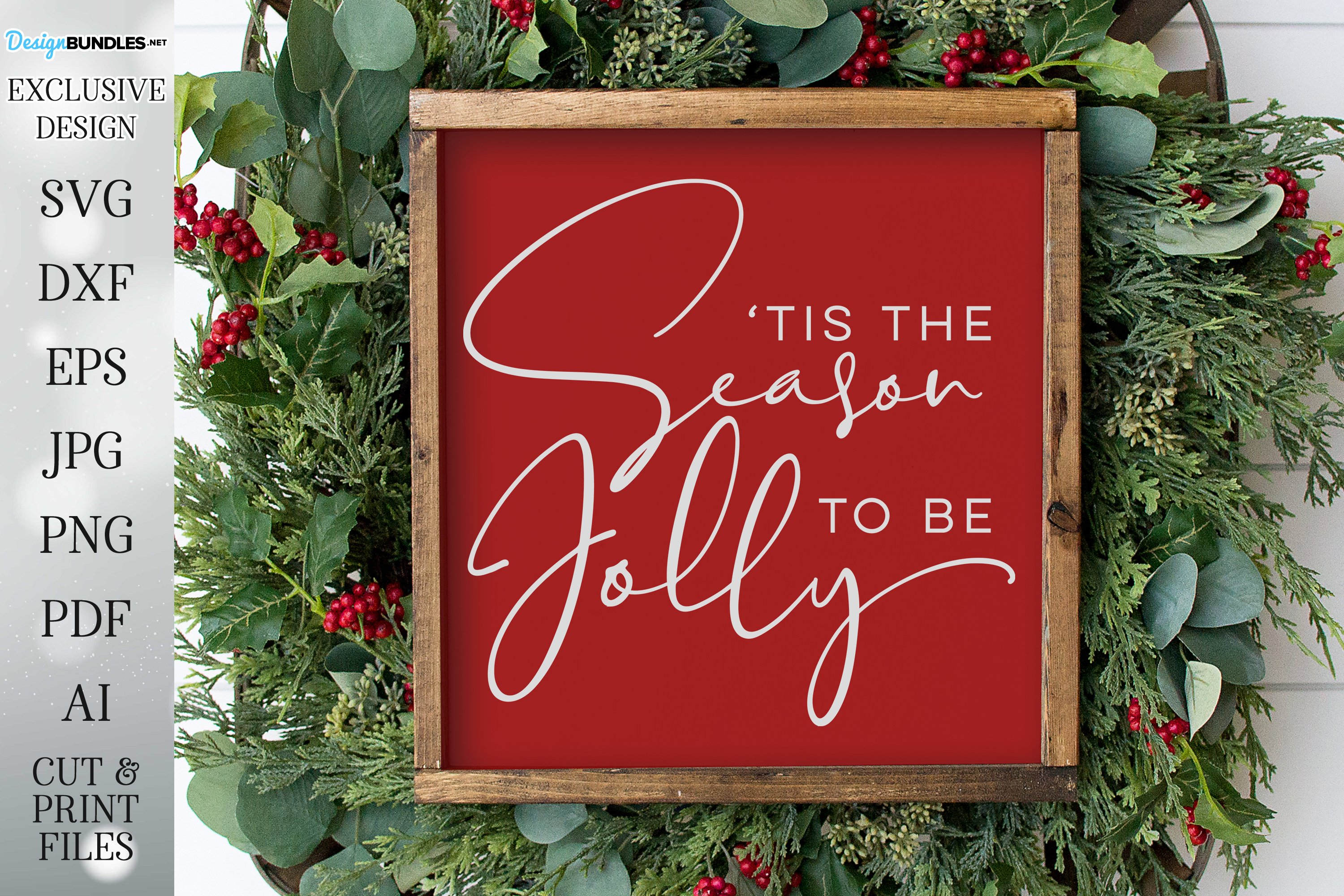 'Tis The Season To Be Jolly - Christmas Design