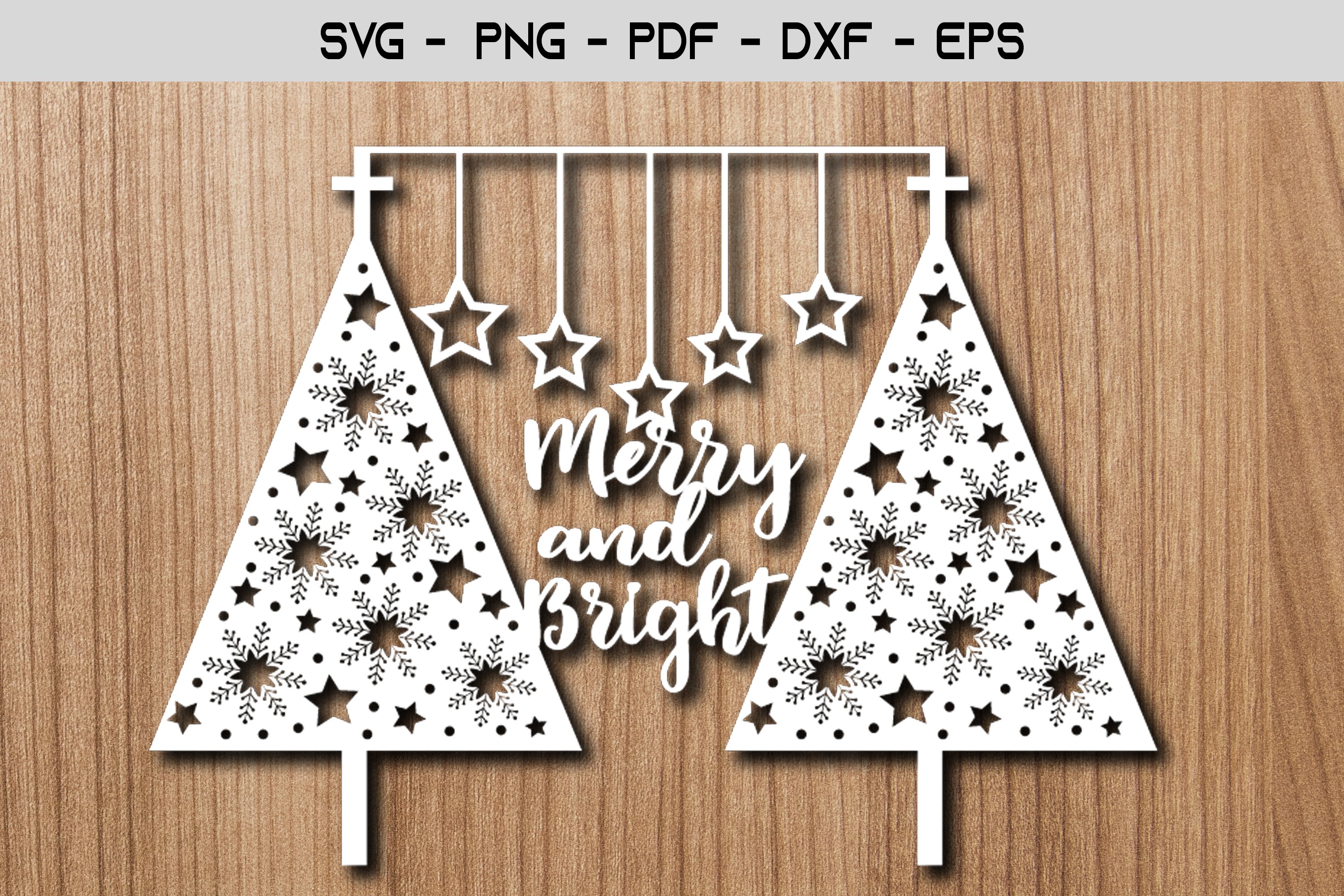 Merry Christmas Paper Template Design