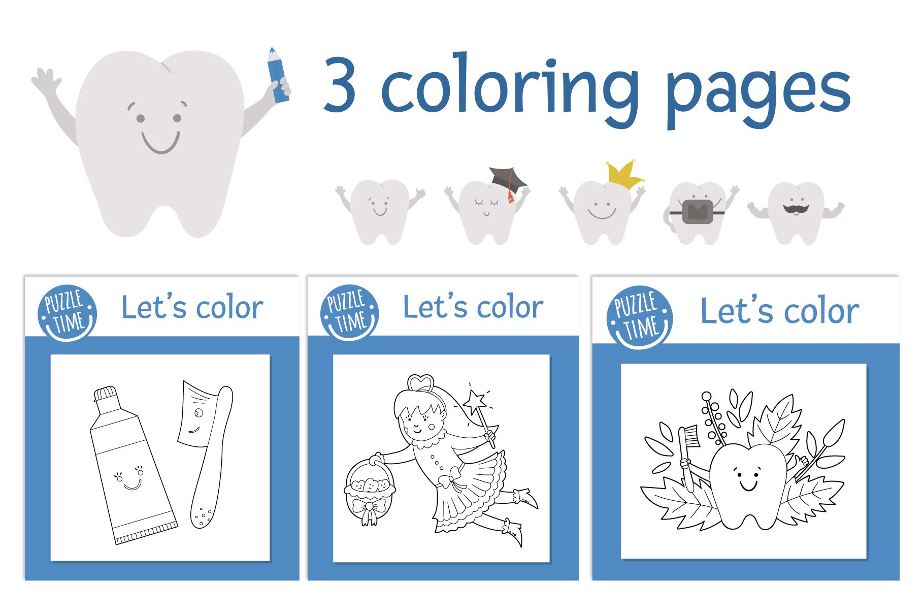 Dentist's Games (615513) | Educational | Design Bundles