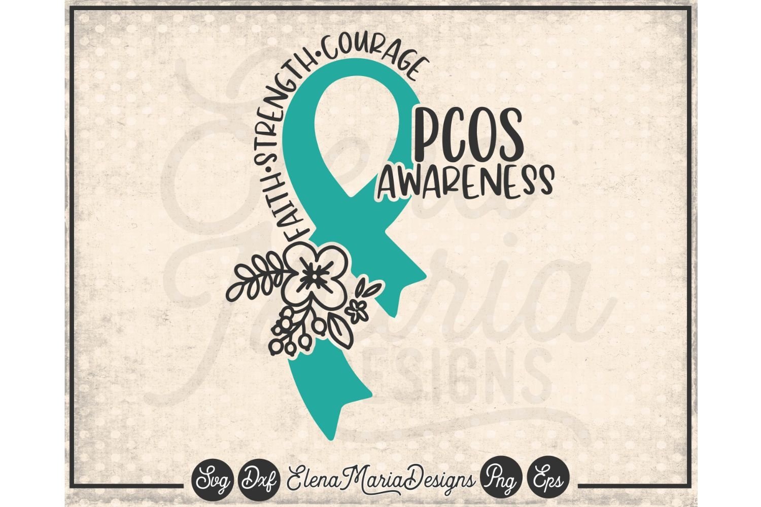 PCOS Awareness SVG File | Polycystic Ovarian Syndrome (778432) | SVGs ...